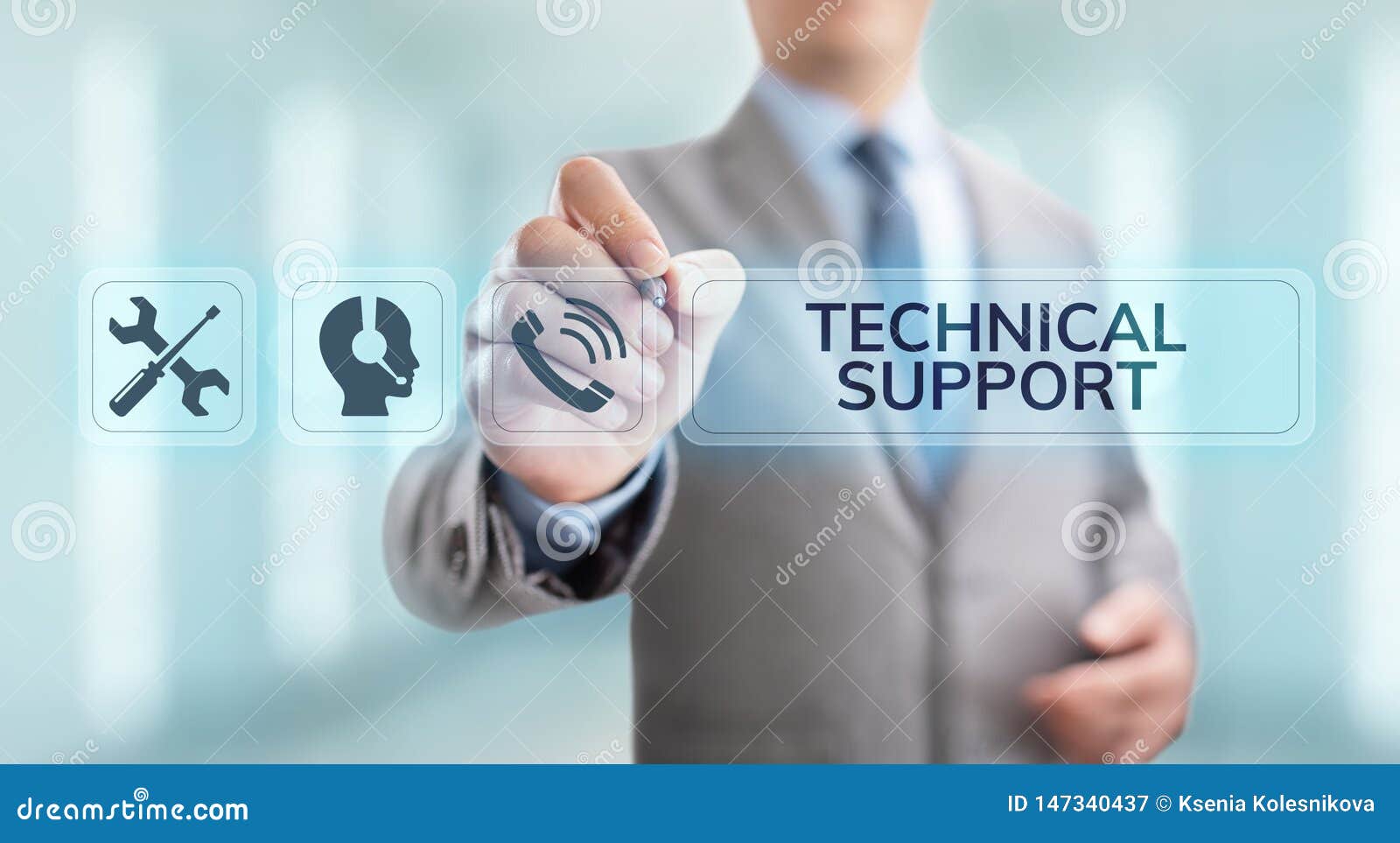 Technical Support Customer Service Guarantee Quality Assurance Concept ...