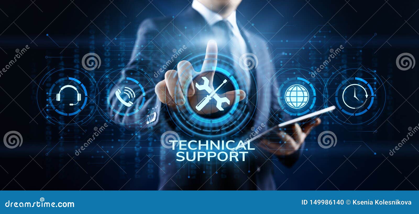 Technical Support Customer Service Guarantee Quality Assurance Concept ...