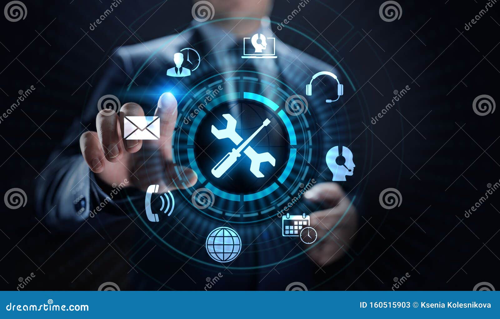 Technical Support Customer Service Guarantee Quality Assurance Concept ...