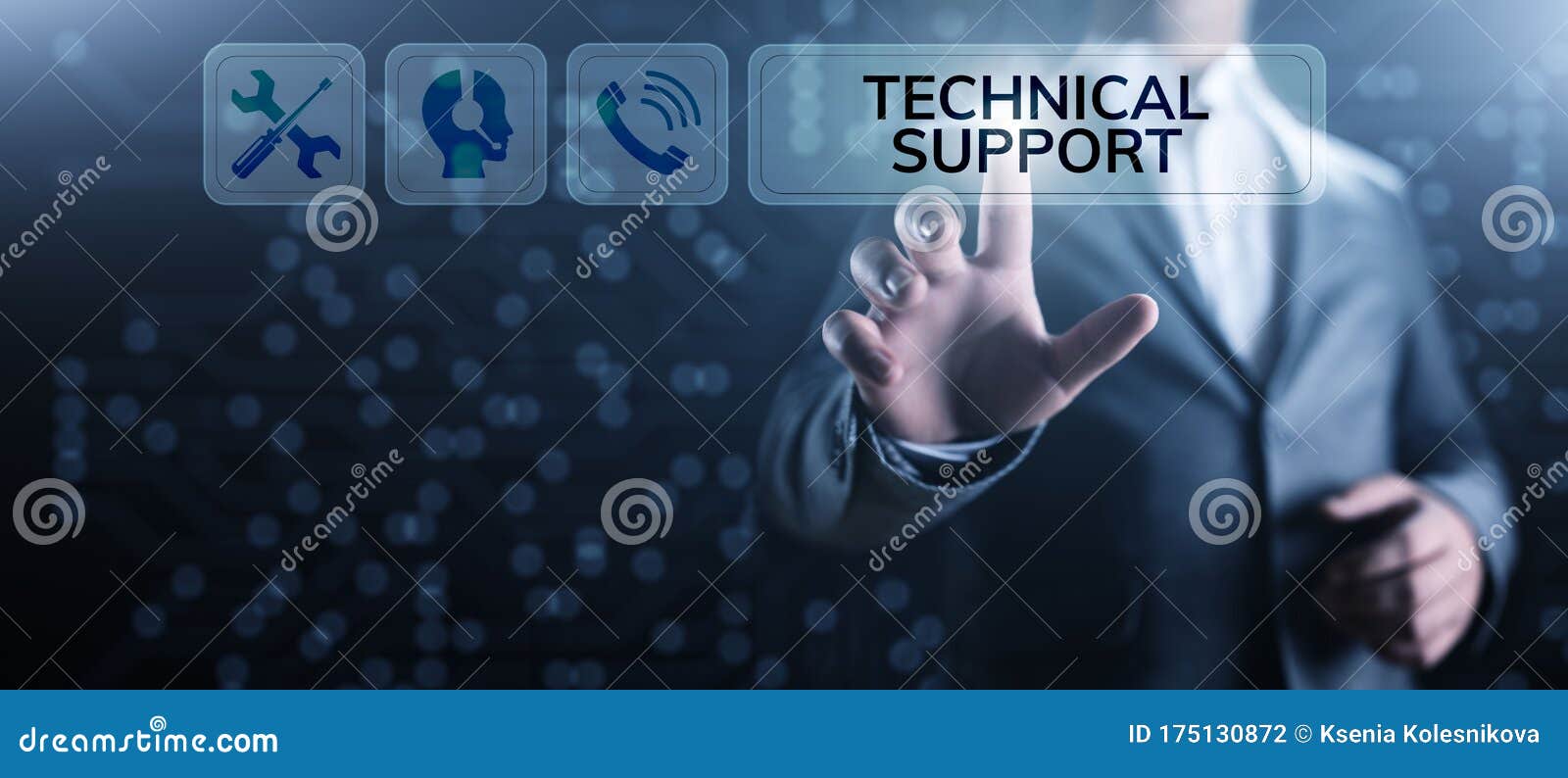 Technical Support Customer Service Guarantee Quality Assurance Concept ...
