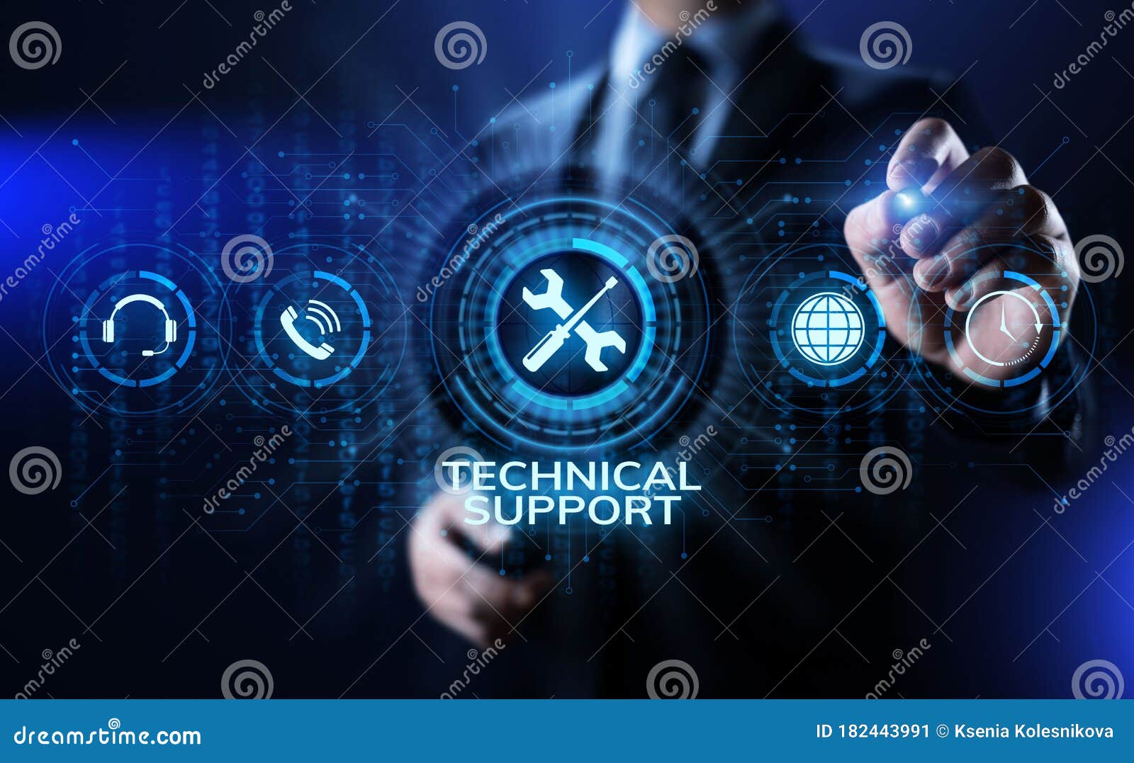 Technical Support Customer Service Guarantee Quality Assurance Concept ...