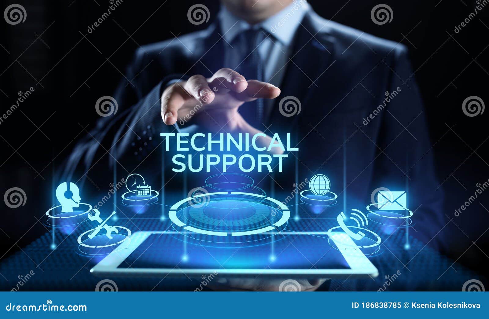 Technical Support Customer Service Guarantee Quality Assurance Concept ...