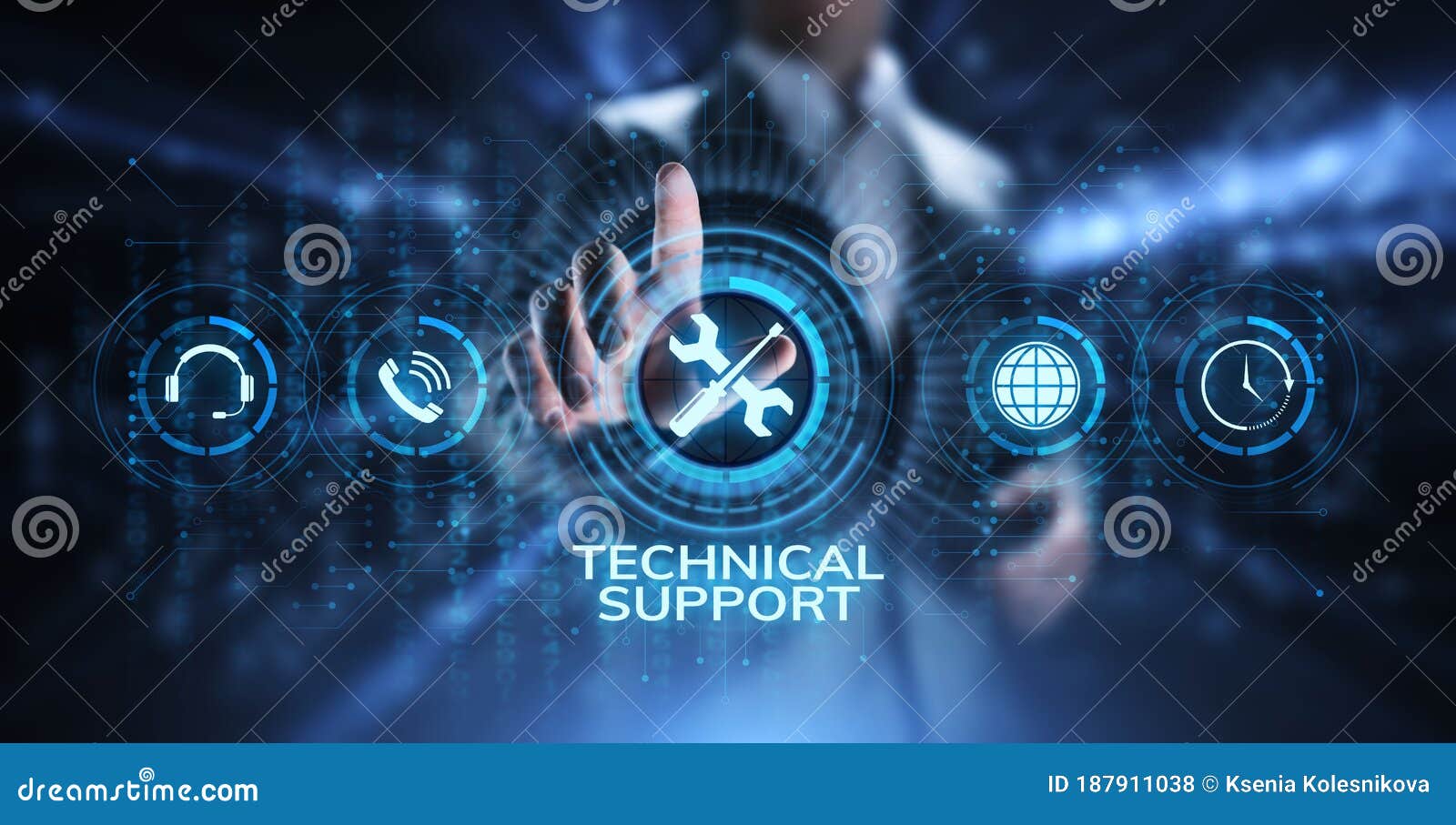 Technical Support Customer Service Guarantee Quality Assurance Concept ...