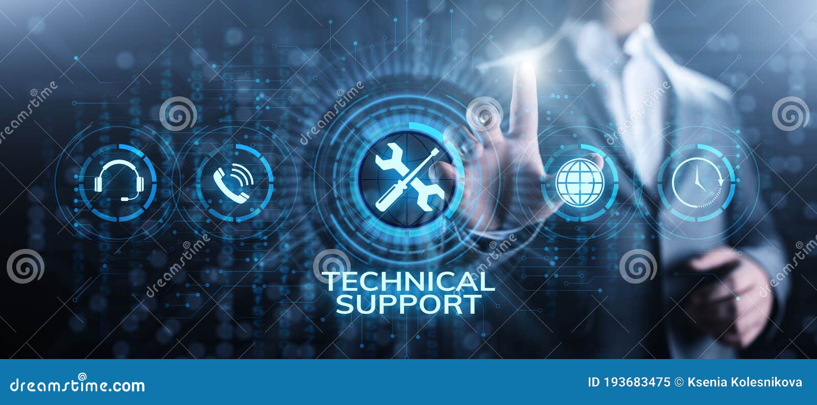 Technical Support Customer Service Guarantee Quality Assurance Concept ...