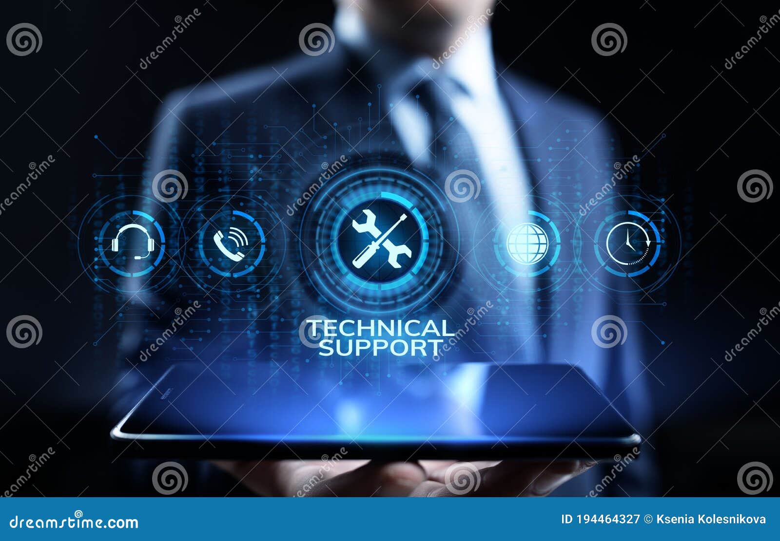 Technical Support Customer Service Guarantee Quality Assurance Concept ...