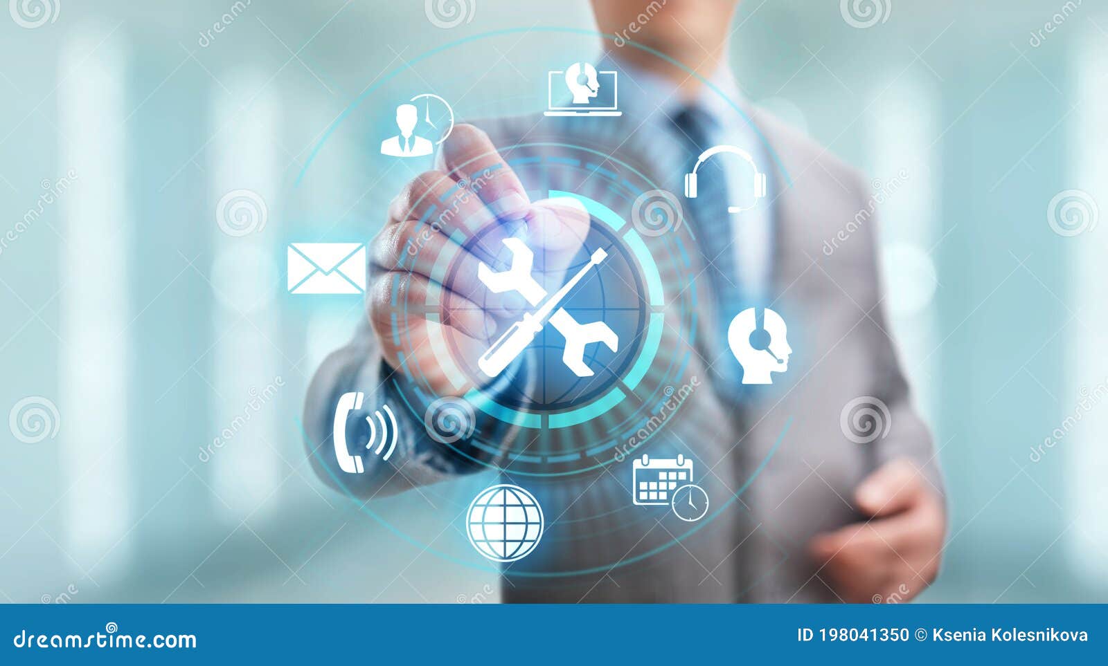 Technical Support Customer Service Guarantee Quality Assurance Concept ...