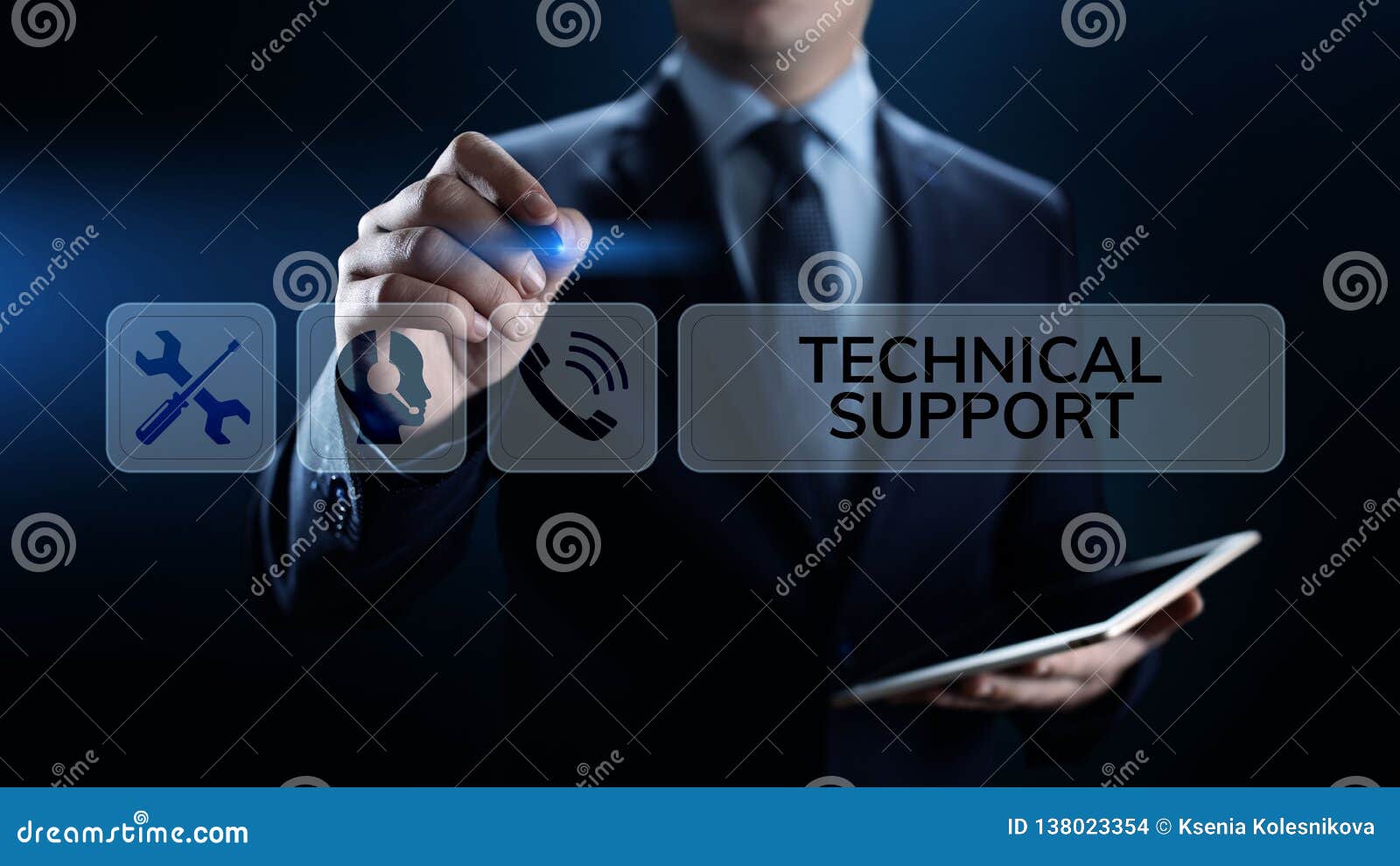 Technical Support Customer Service Guarantee Quality Assurance Concept ...