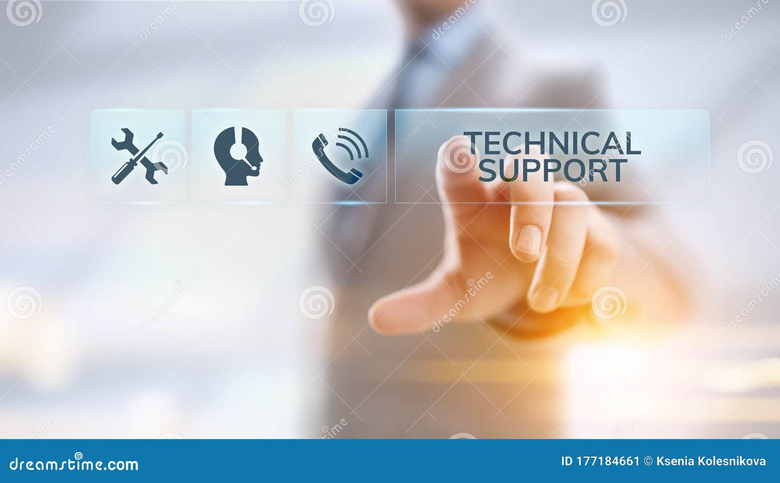 Technical Support Customer Service Guarantee Quality Assurance Concept ...