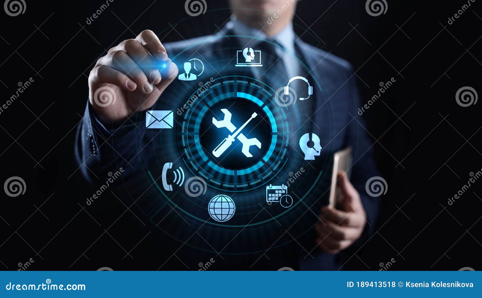 Technical Support Customer Service Guarantee Quality Assurance Concept ...