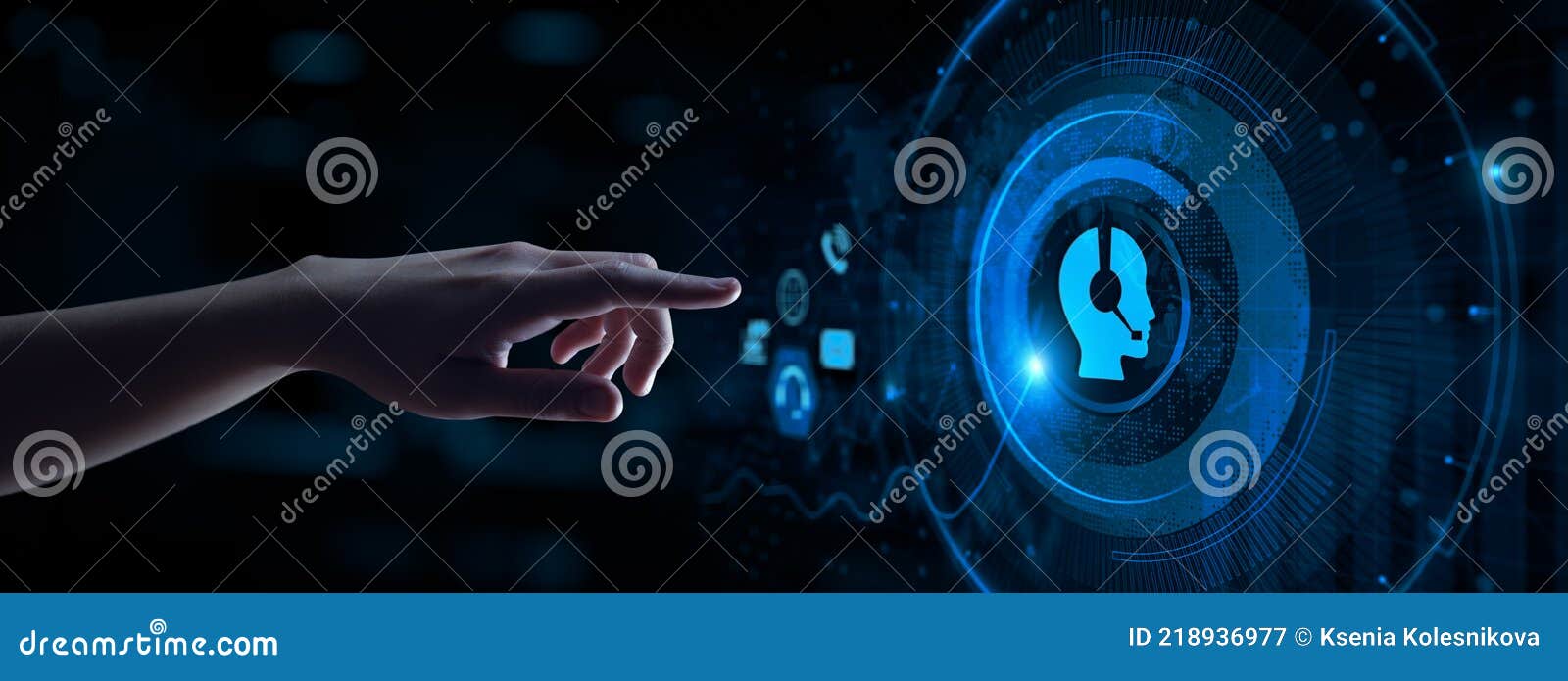 Technical Support Customer Service Guarantee Quality Assurance. Hand ...