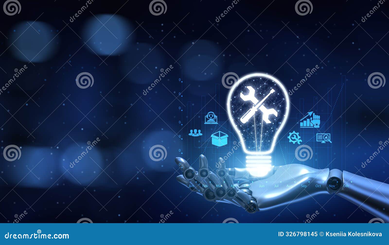 Technical Support Customer Service Guarantee Quality Assurance. Robot ...