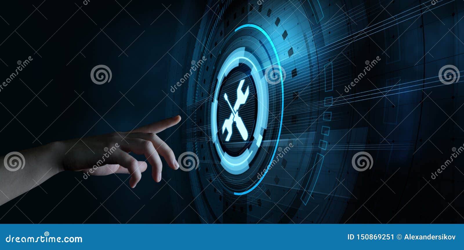 Technical Support Customer Service Technology Internet Concept Stock ...