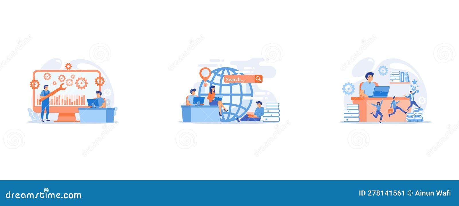 Technical Support Guys Working on Repairing a Computer Hardware and ...