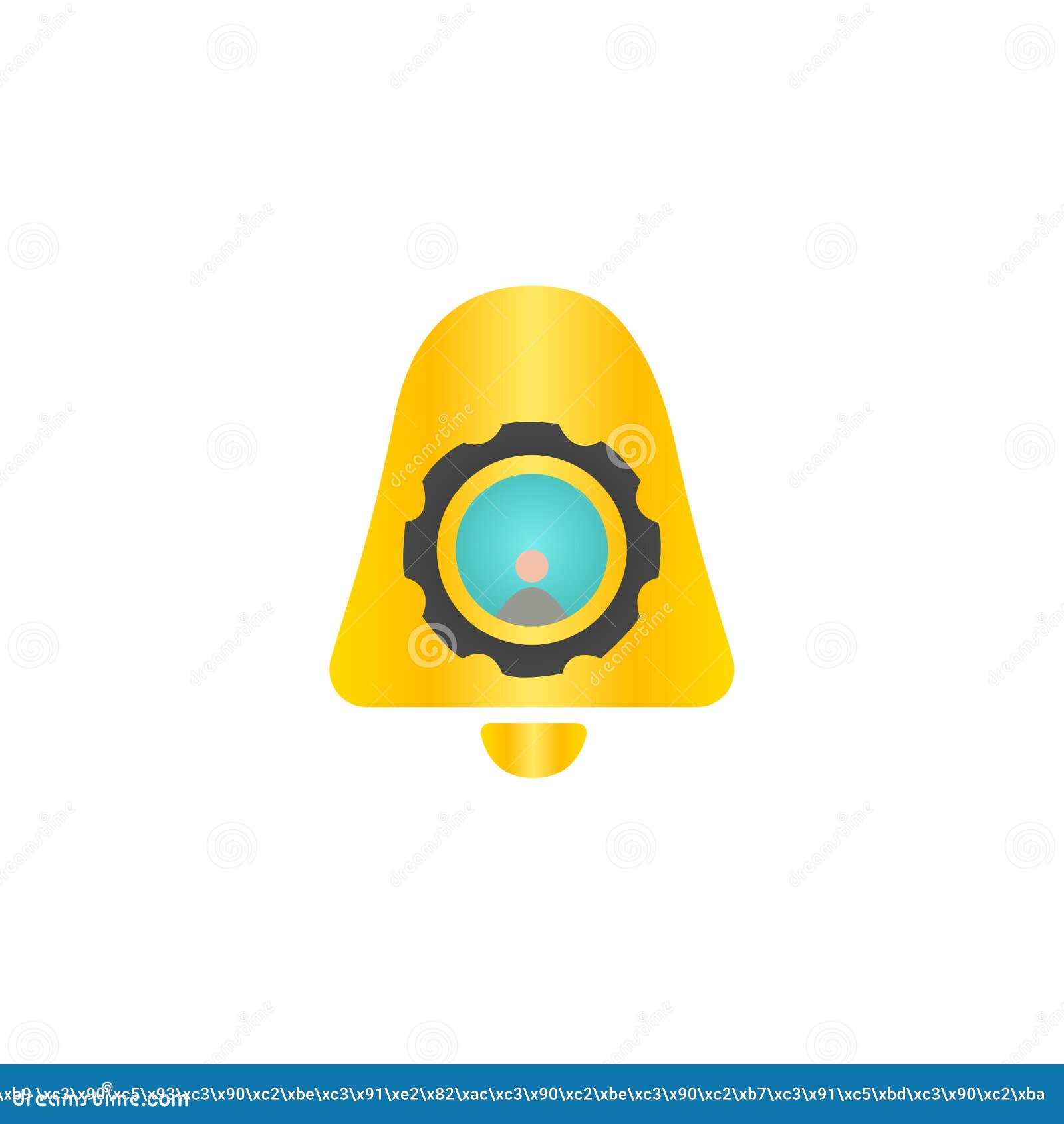 Technical Support Icon, Bell Concept, Vector Illustration Stock Vector ...