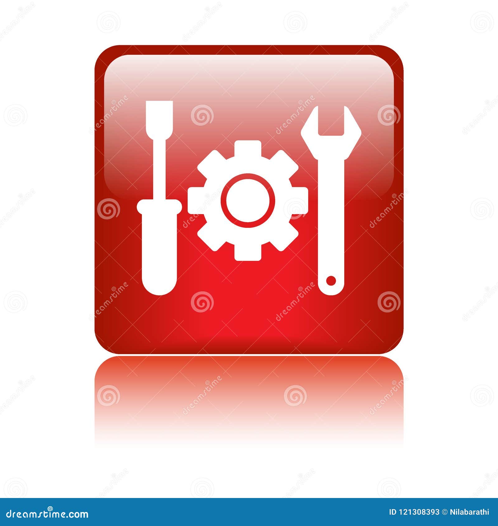 Technical Support Icon Button Stock Illustration - Illustration of ...