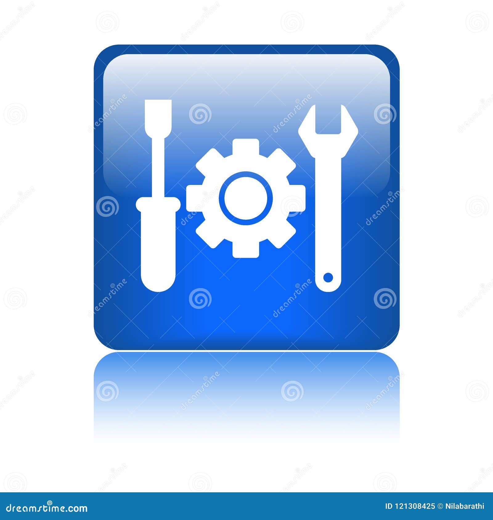 Technical Support Icon Button Stock Illustration - Illustration of ...
