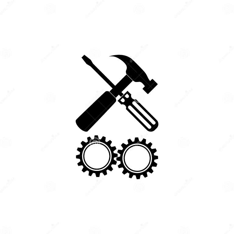 Technical Support Icon Isolated on White Background Stock Vector ...