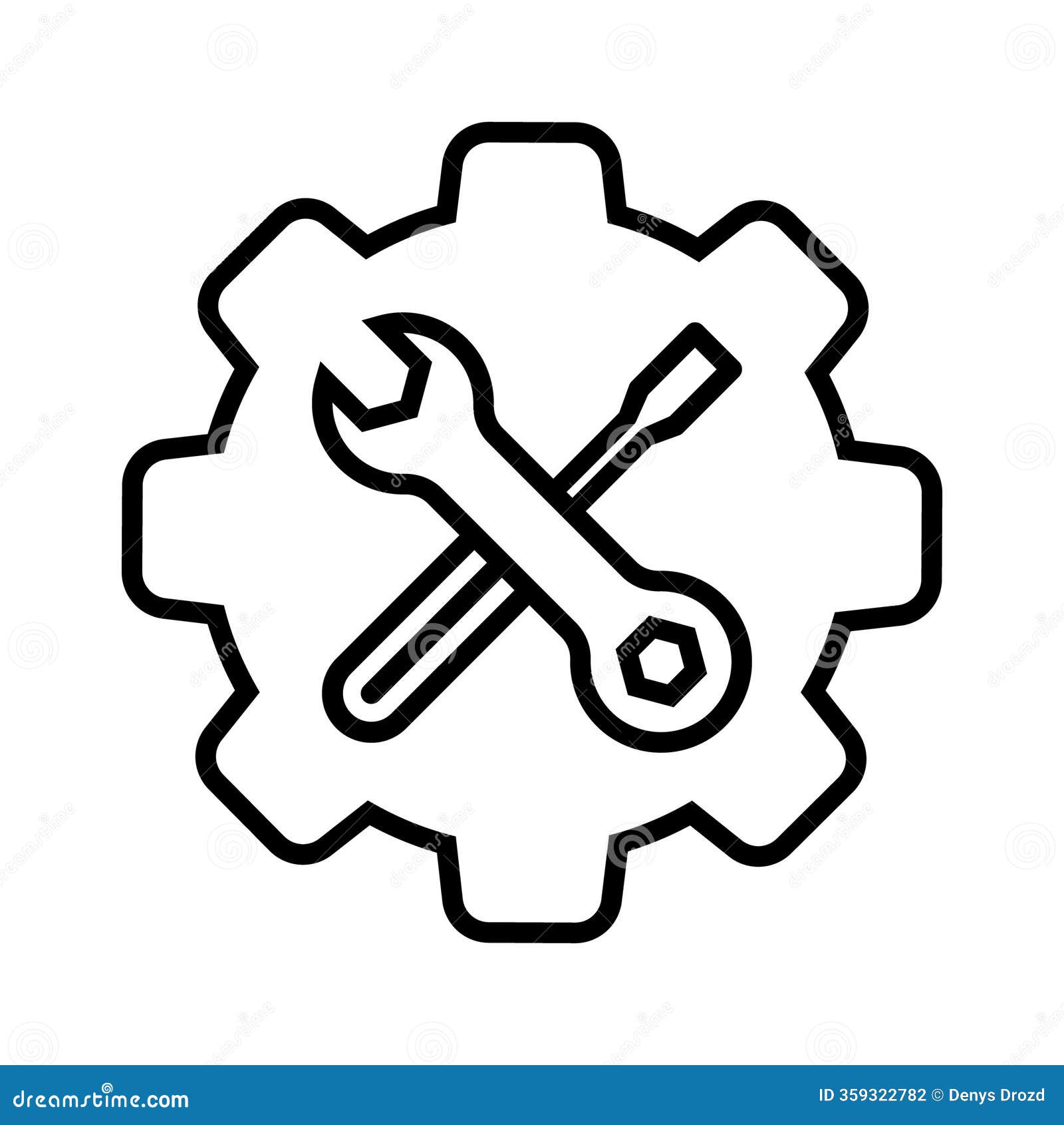 Technical Support Icon Vector. Service Station Illustration Sign ...