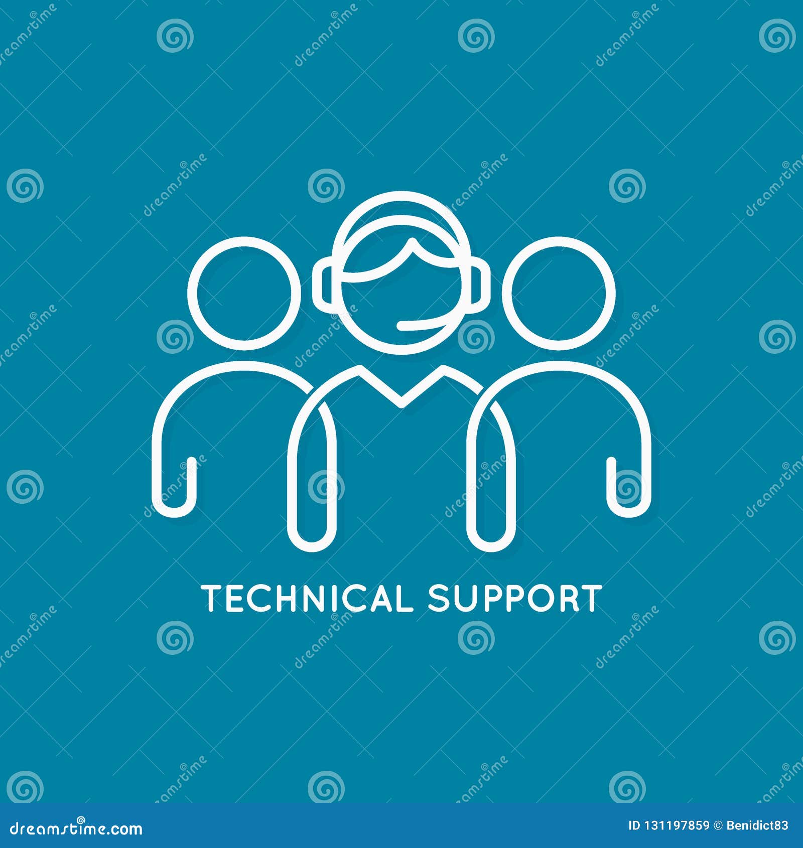 Technical Support Line Concept. Call Center Icon Stock Vector ... Technical Support Line Concept. Call Center Icon Stock Vector ...