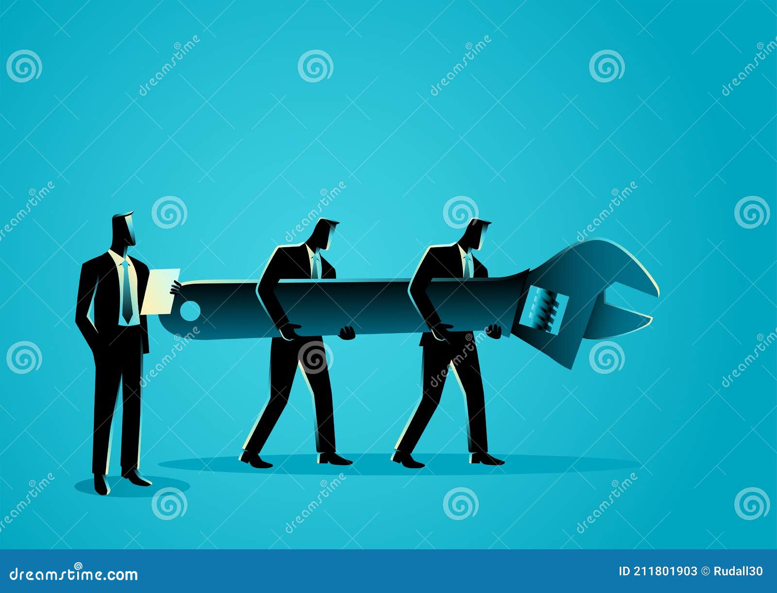 Technical Support and Repair Concept Stock Vector - Illustration of ...