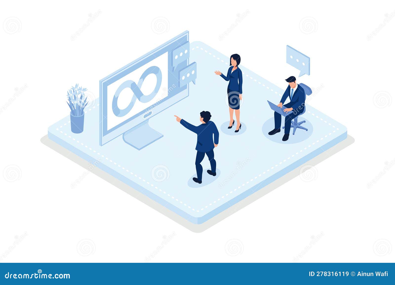 Technical Support Teams Working Together To Build an Engineering System ...