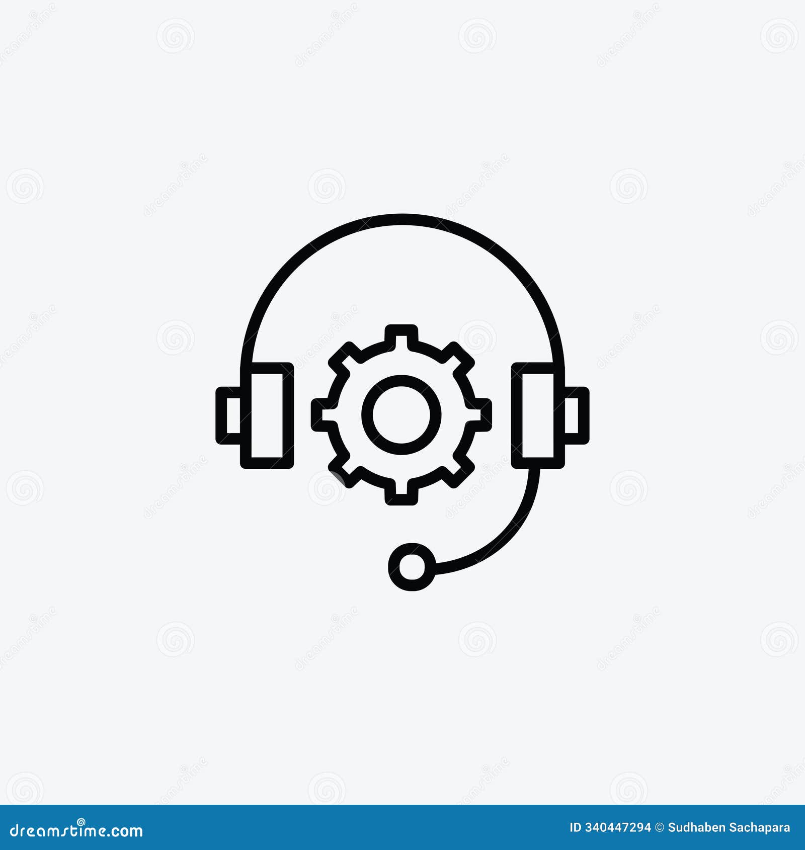 Technical Support Vector Icon Set Stock Illustration - Illustration of ...