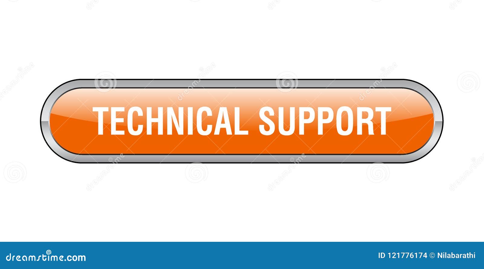Technical support button stock illustration. Illustration of agent ...