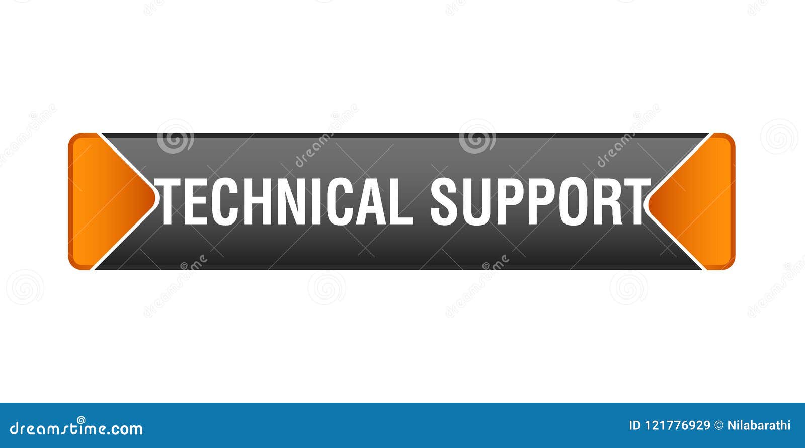 Technical support button stock illustration. Illustration of contact ...