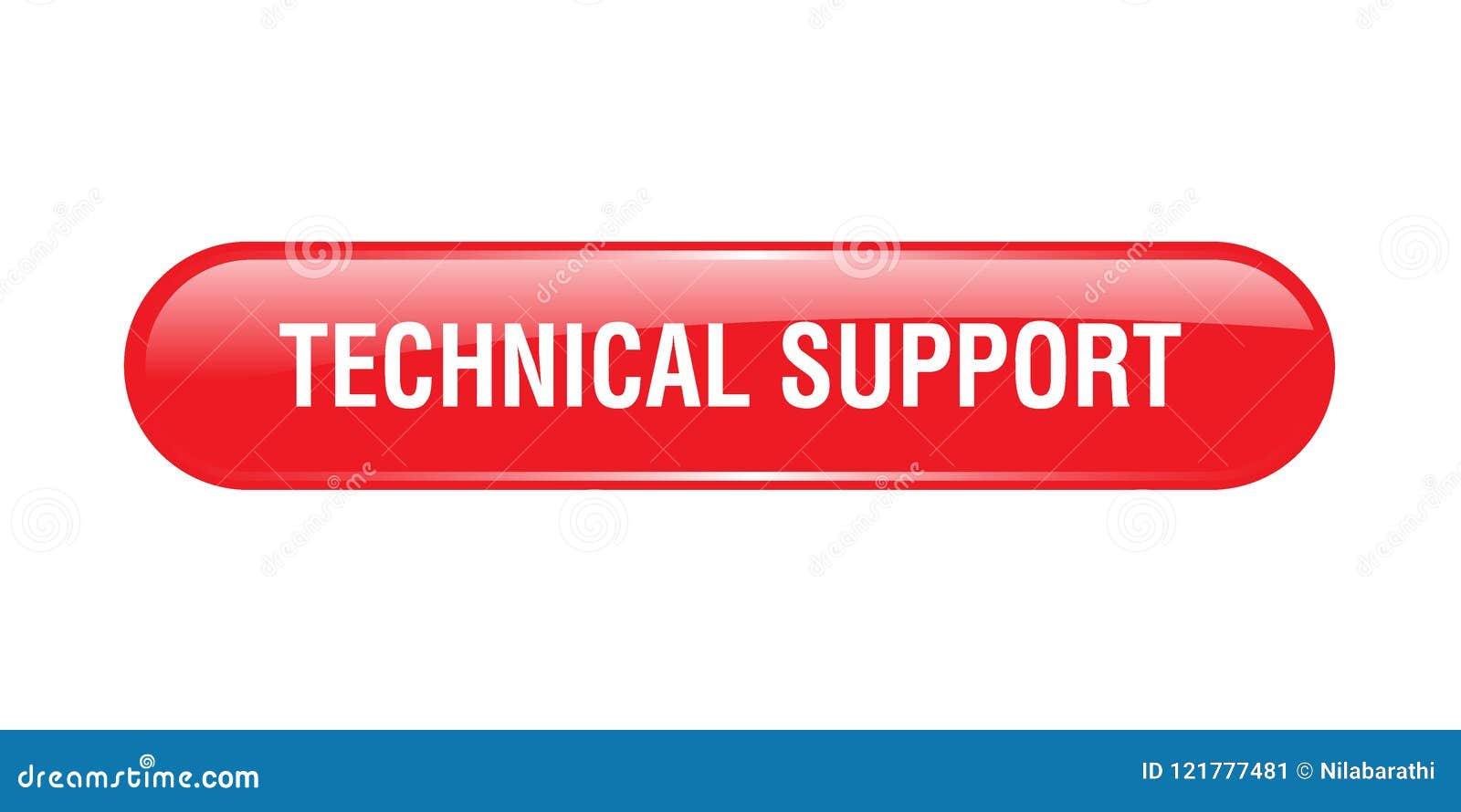 Technical support button stock illustration. Illustration of corporate ...