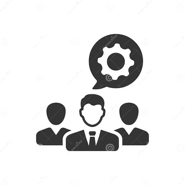 Technical Team Icon stock vector. Illustration of team - 97840753