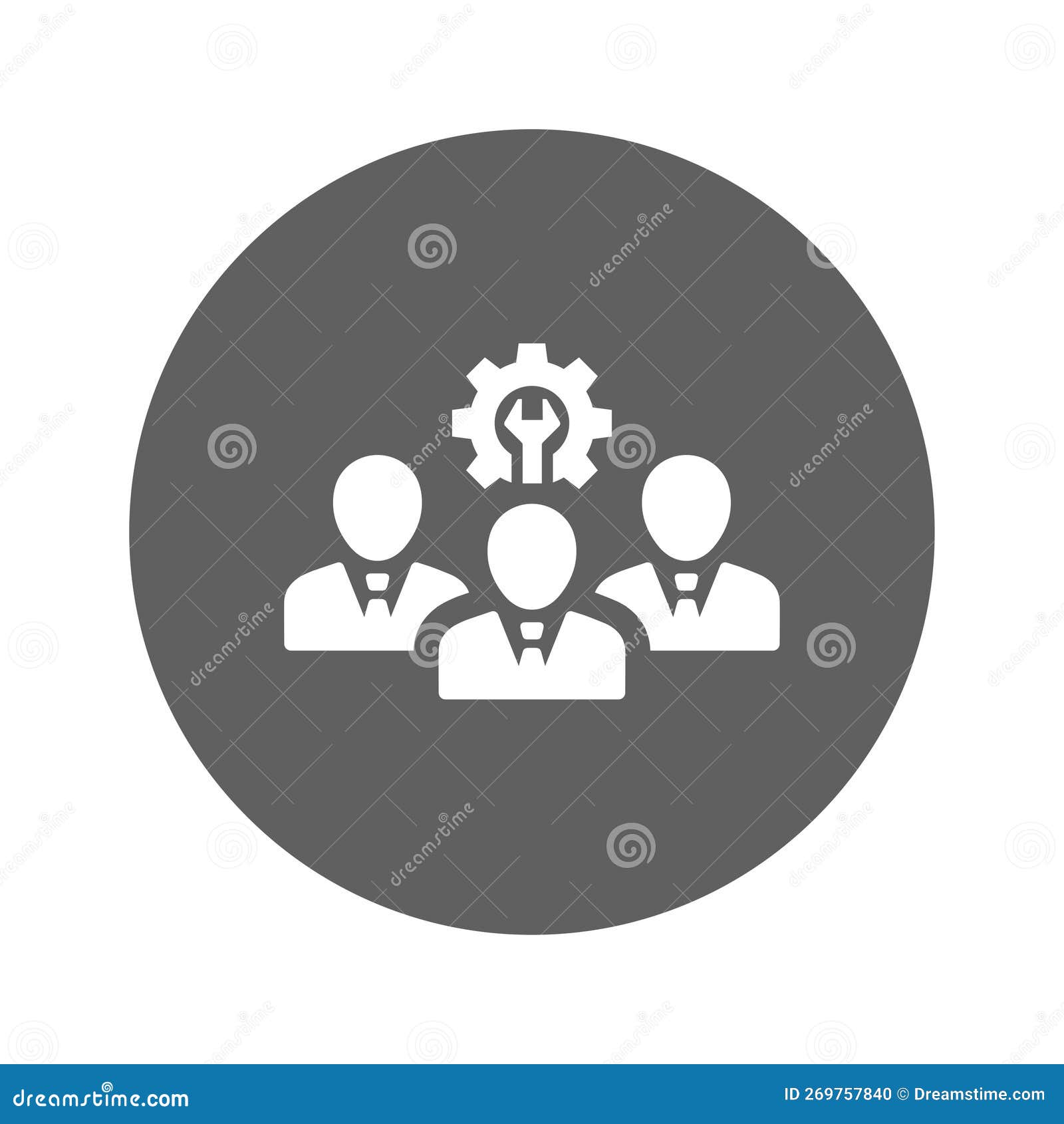 Technical Team icon stock illustration. Illustration of technical ...