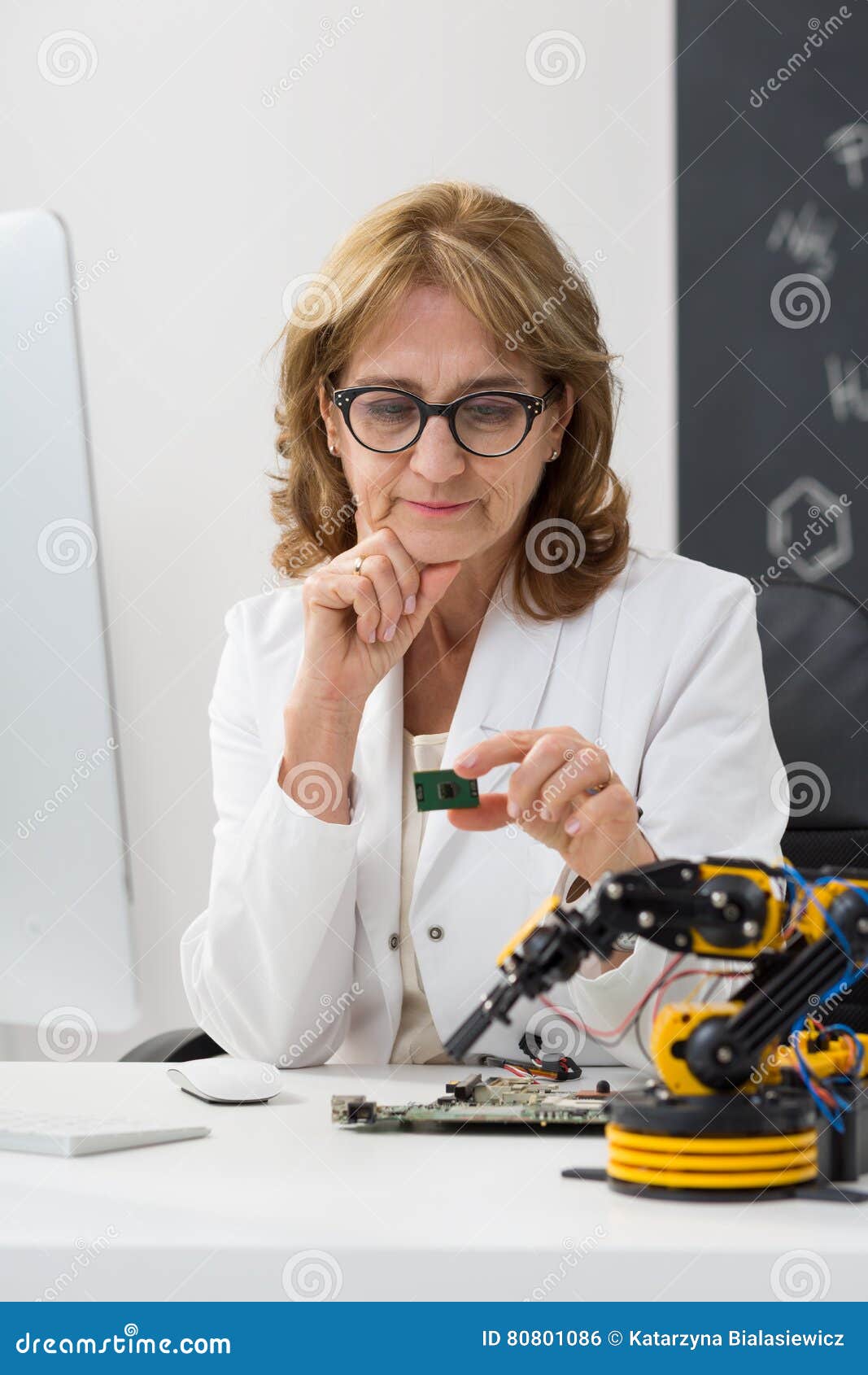 Technical University Professor Stock Photo - Image of research, aged ...