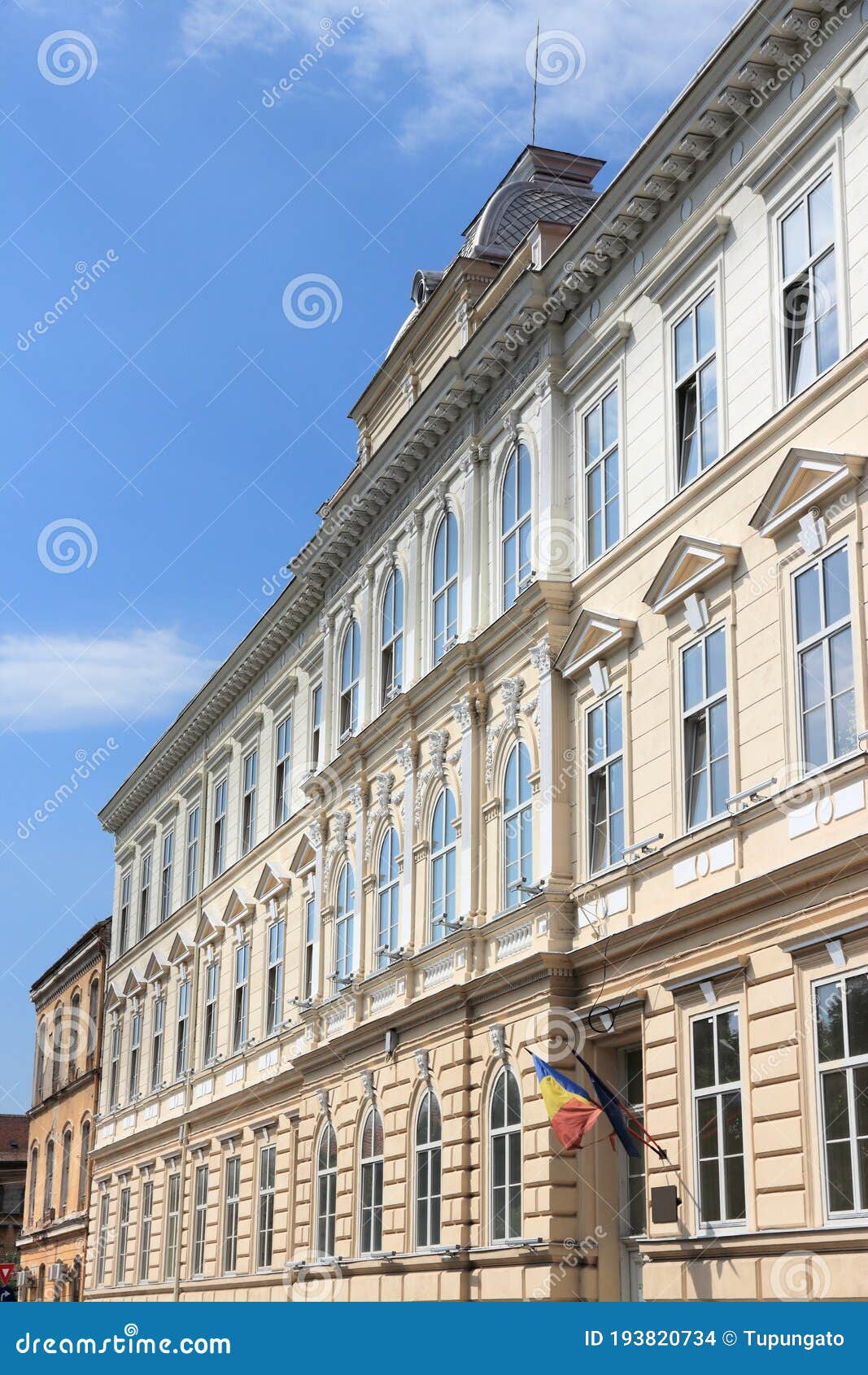 Technical University of Timisoara Stock Photo - Image of college ...