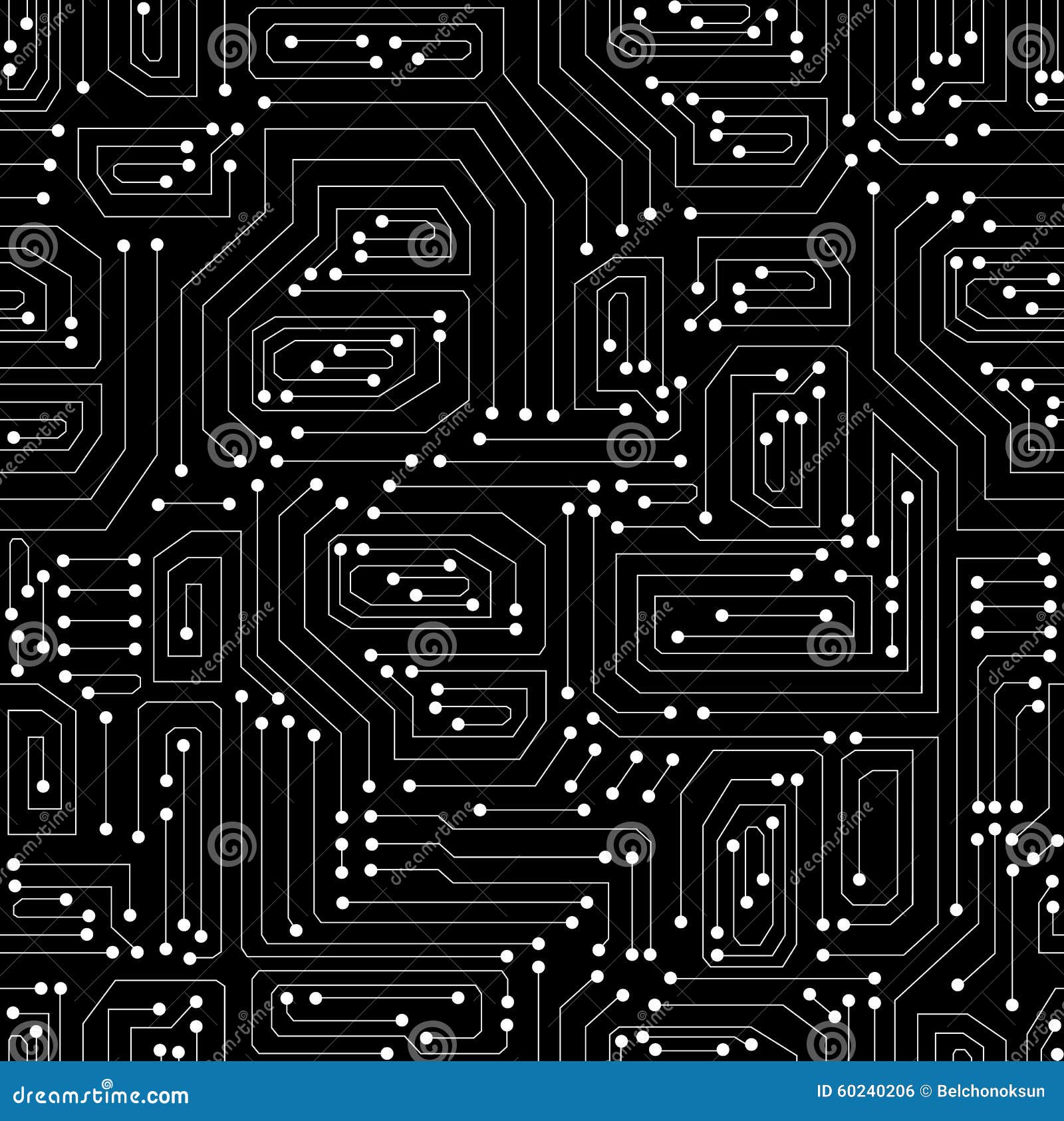 Technical Vector Seamless Pattern with Circuit Board Stock Vector ... Technical Vector Seamless Pattern with Circuit Board Stock Vector ...