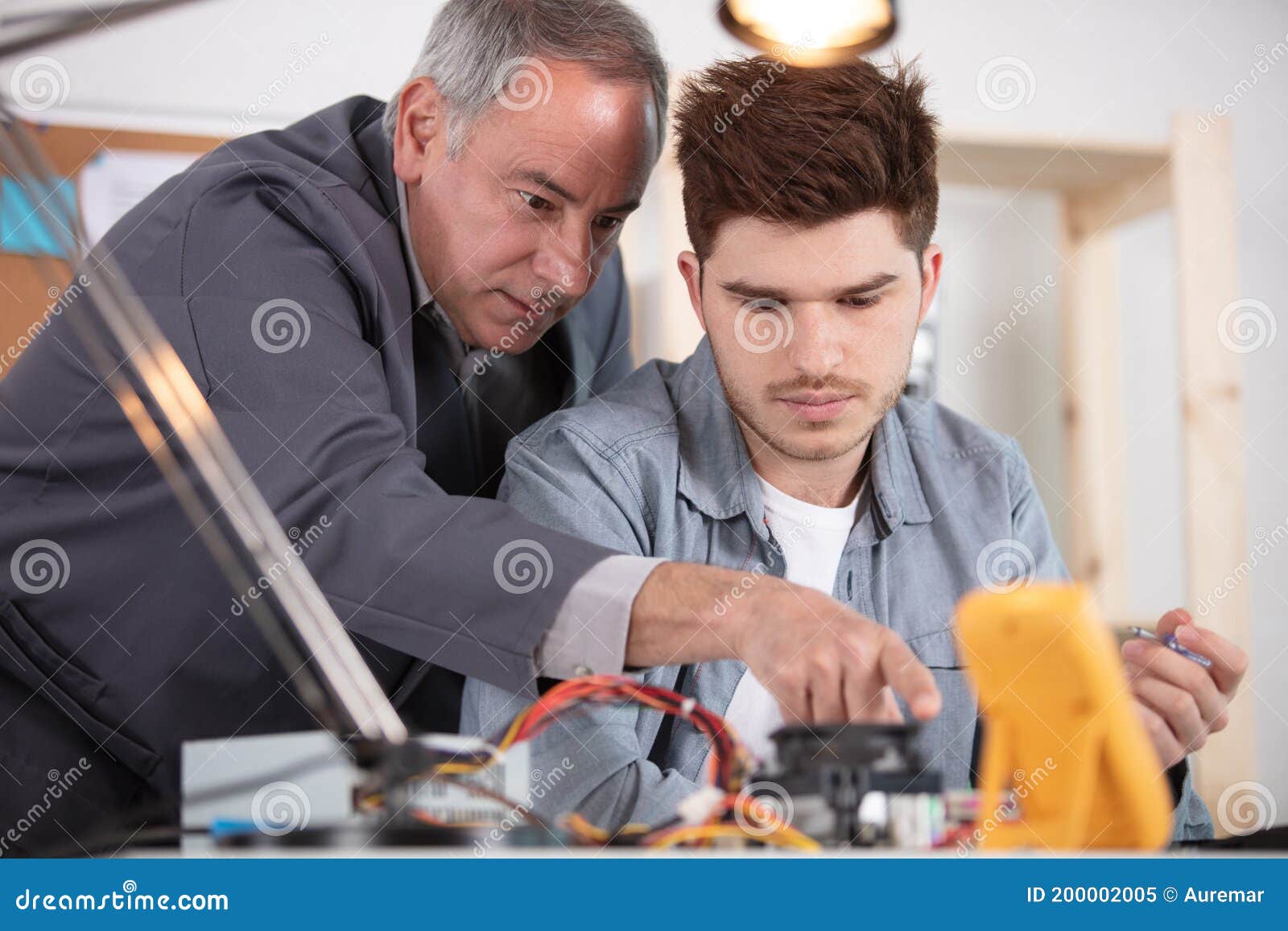 Technical Vocational Training in Industry Stock Image - Image of ...