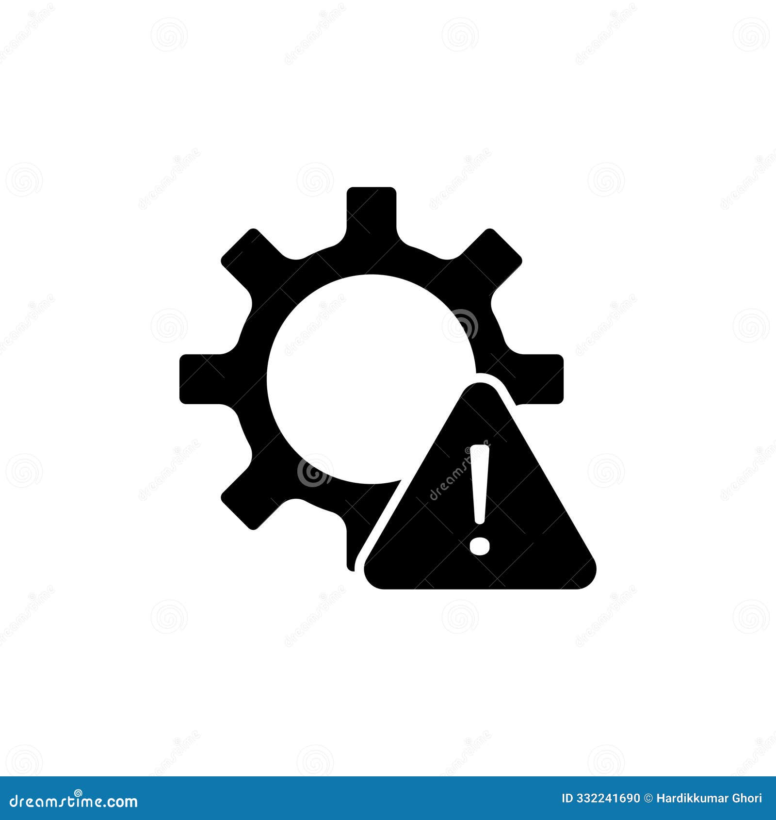 Technical Warning Icon Set. System Failure Error Vector Symbol ...