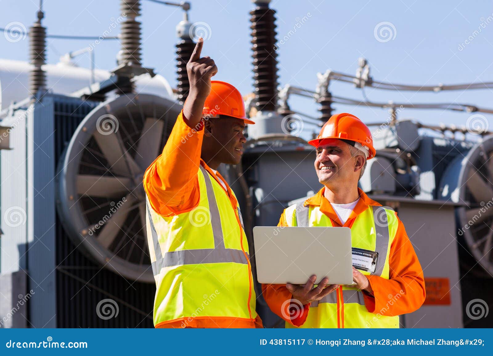 Technical Workers Discussing Stock Image - Image of facility, ethnicity ...