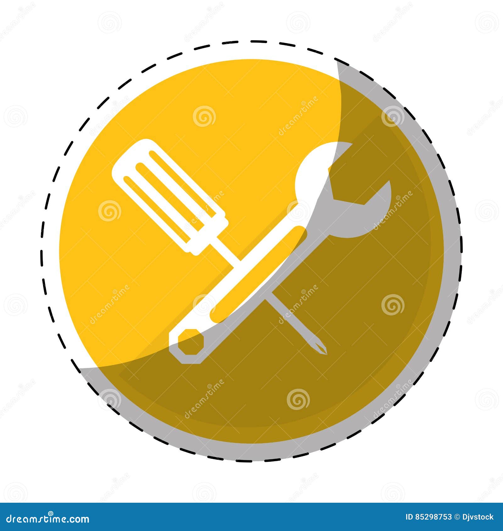 Technical Workshop Stock Emblem Icon Stock Illustration - Illustration ...