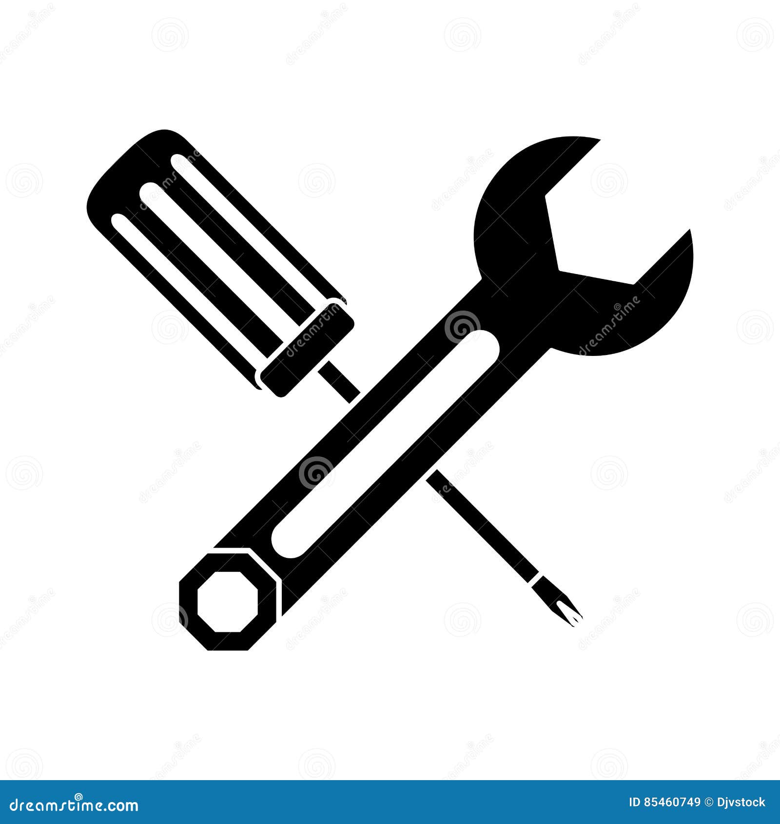 Technical Workshop Stock Emblem Icon Stock Illustration - Illustration ...