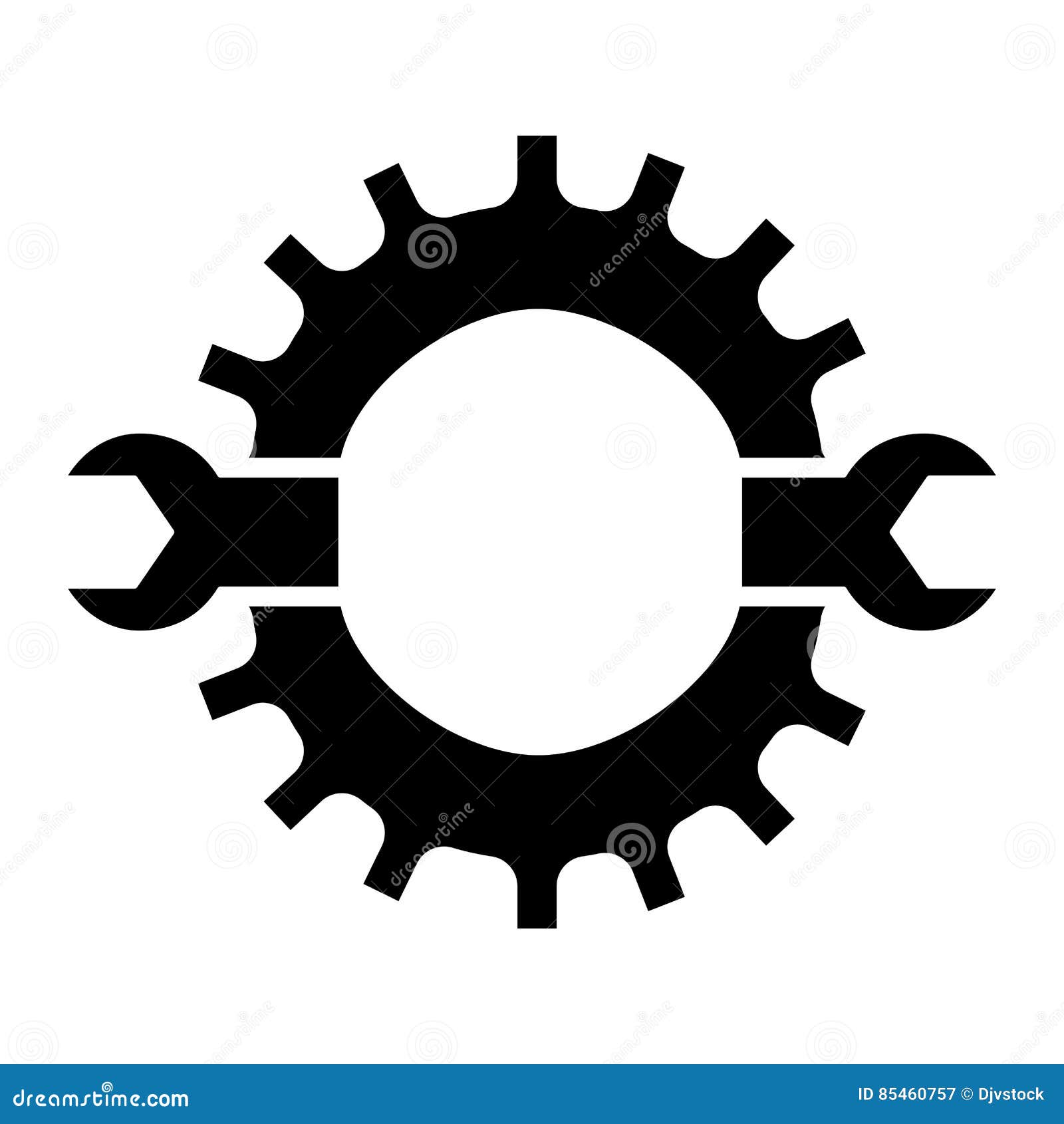 Technical Workshop Stock Emblem Icon Stock Illustration - Illustration ...