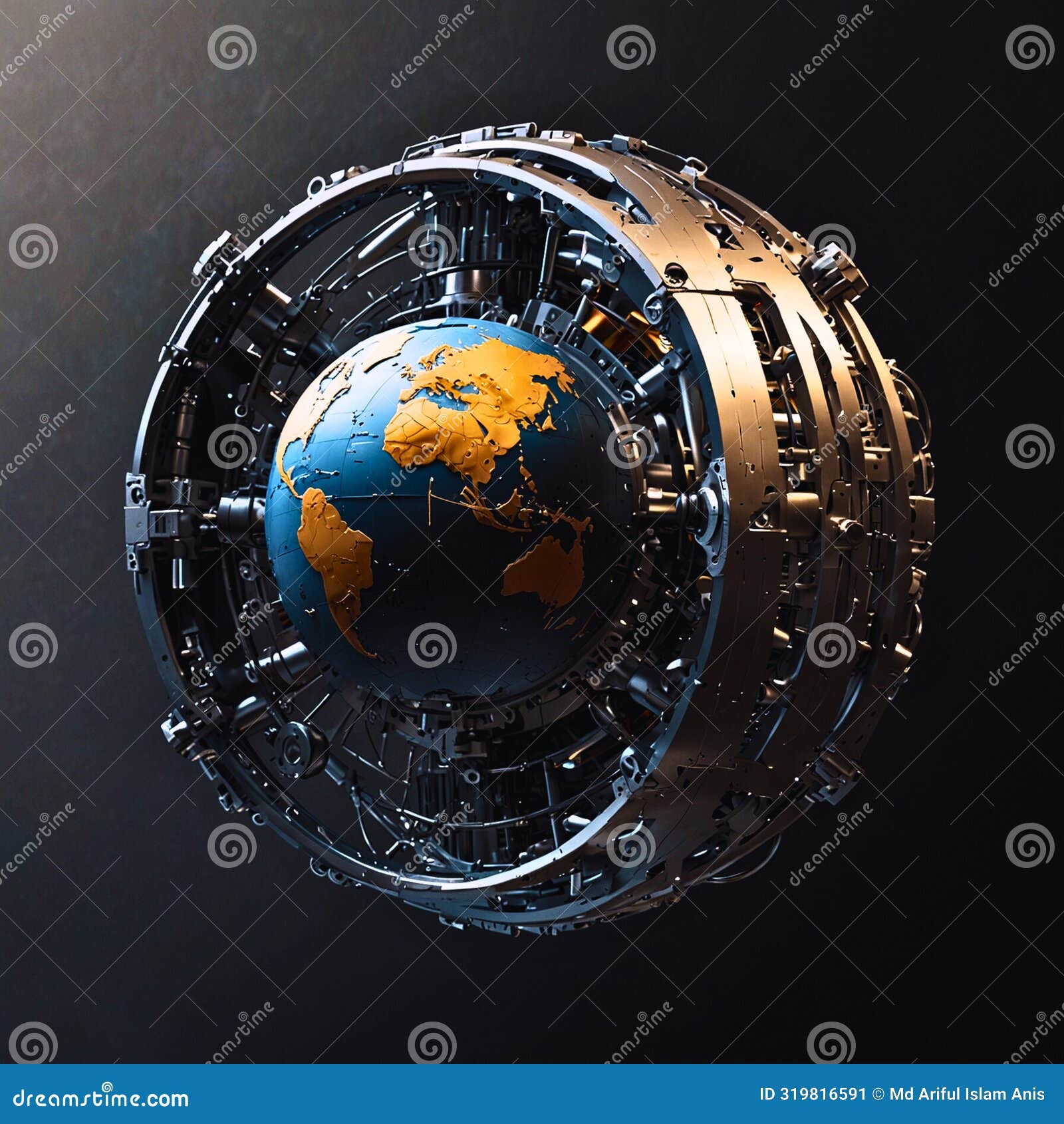 Technical World stock illustration. Illustration of science - 319816591