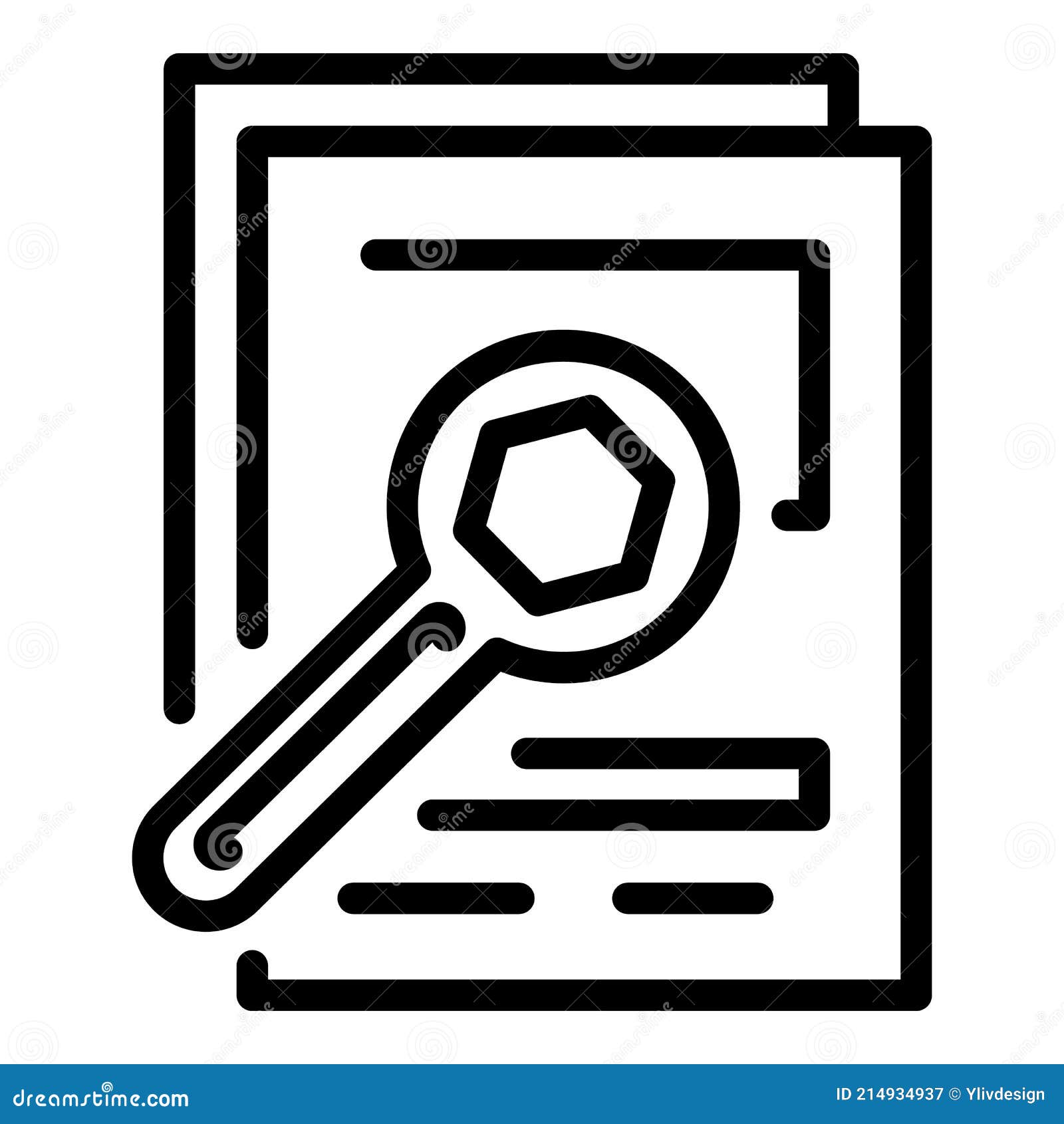 Technical Writing Icon, Outline Style Stock Vector - Illustration of ...