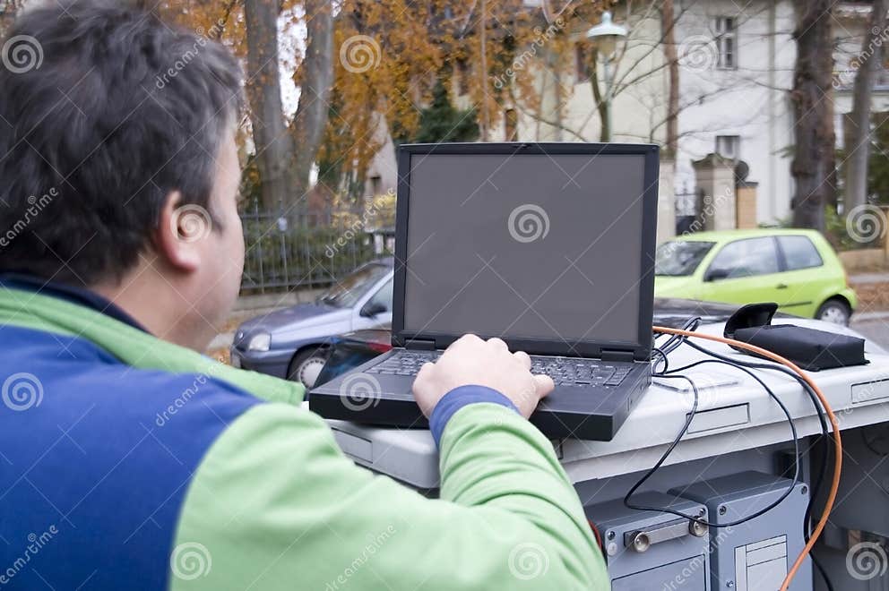 Technician #1 stock image. Image of manual, component - 1592563