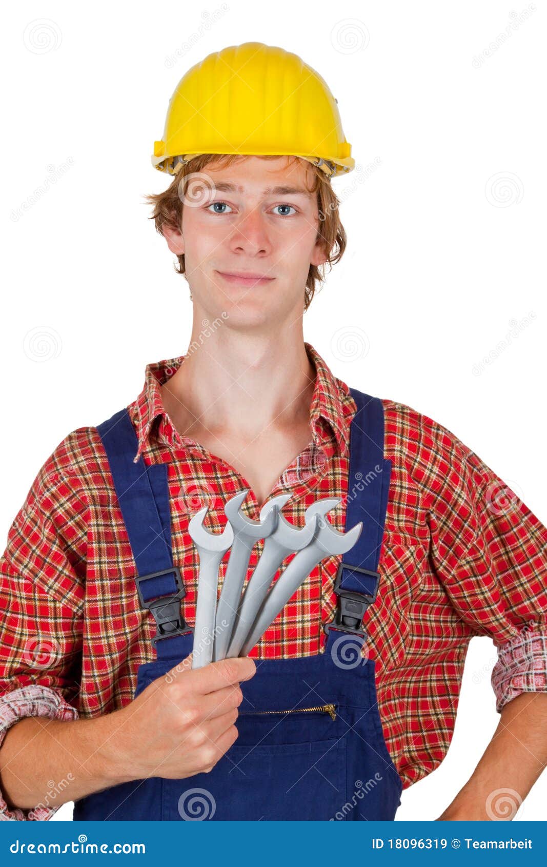Technician stock image. Image of apprentice, work, blue - 18096319