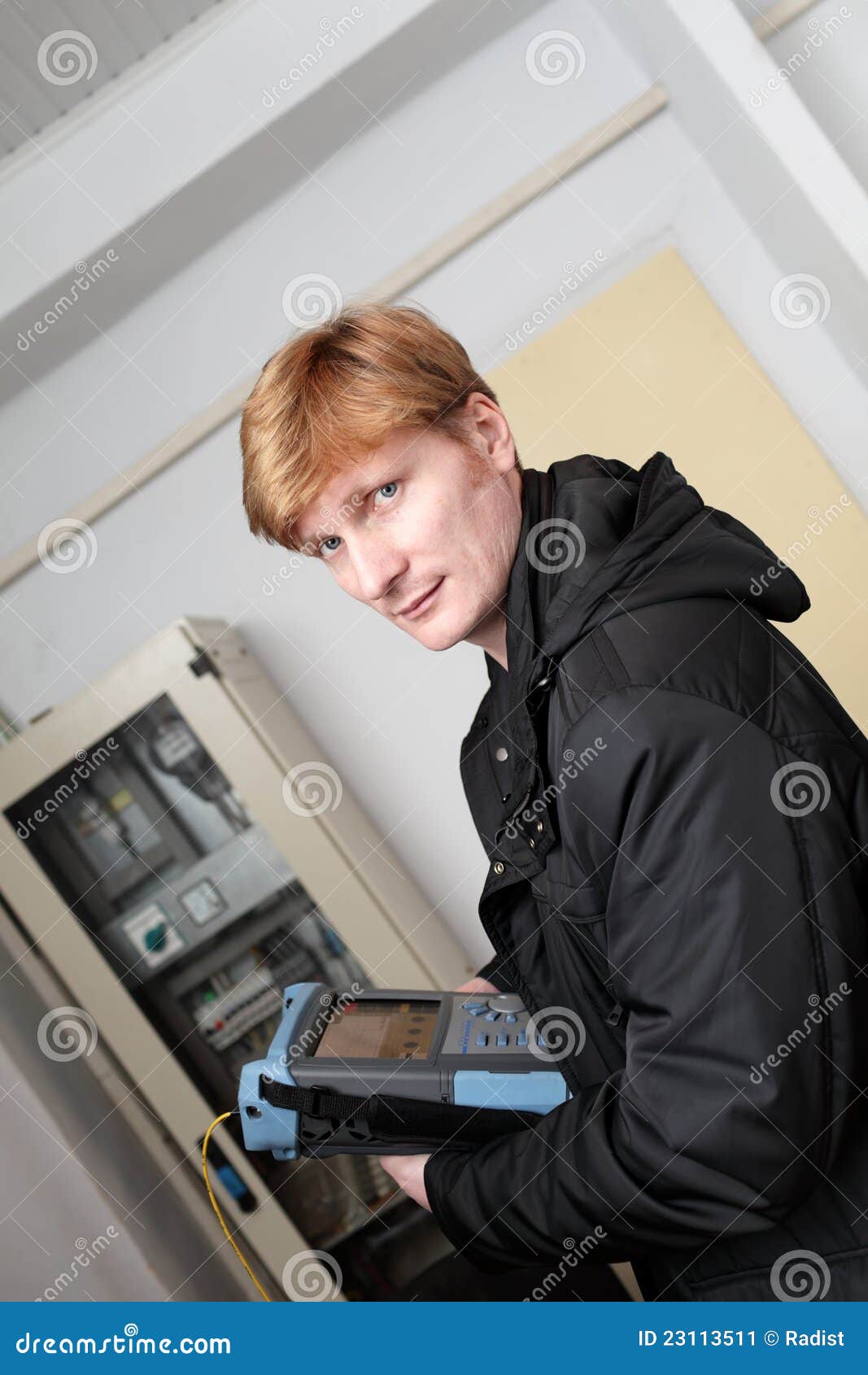 It technician stock image. Image of connect, computer - 23113511