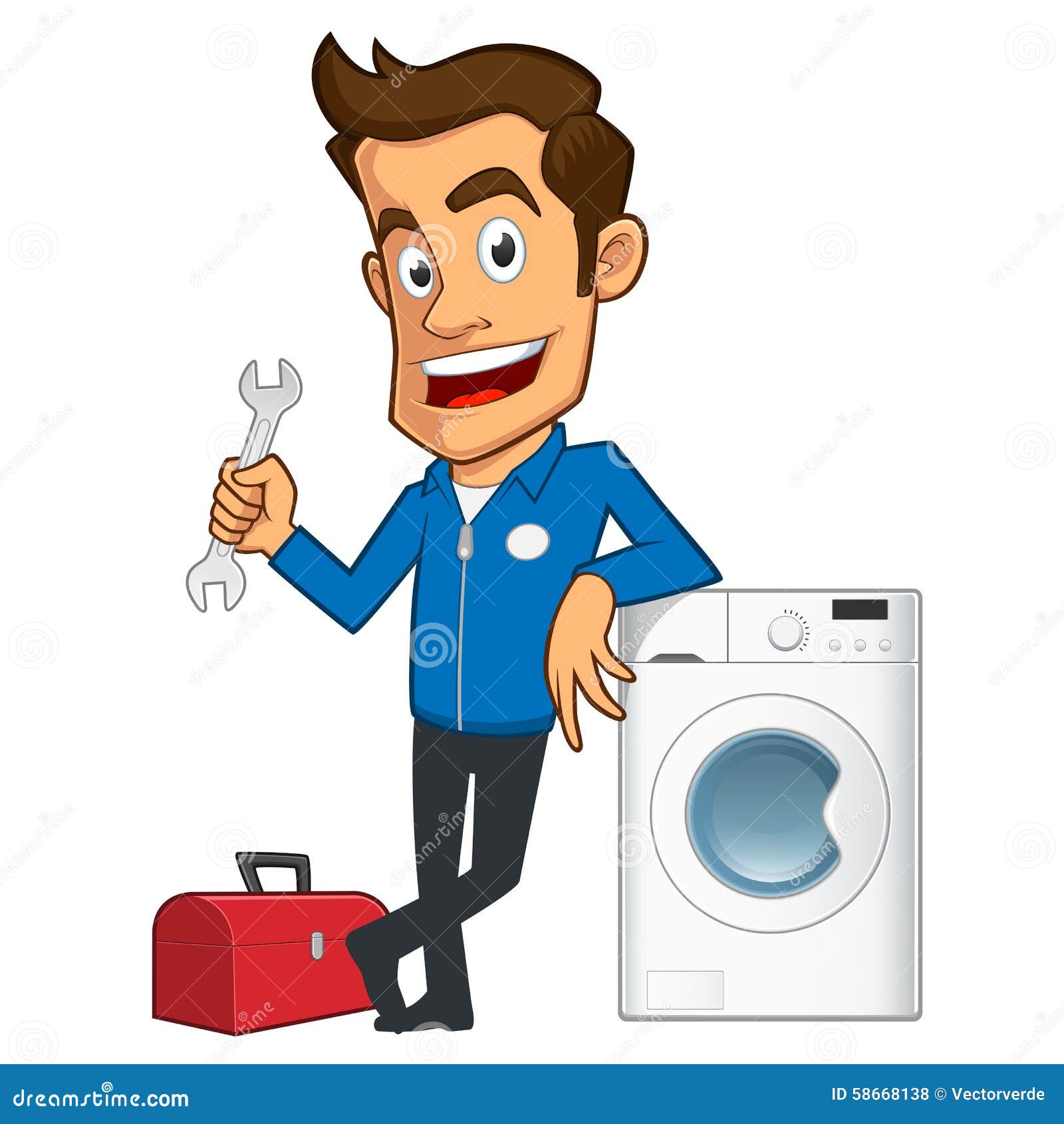 Technician Stock Vector - Image: 58668138