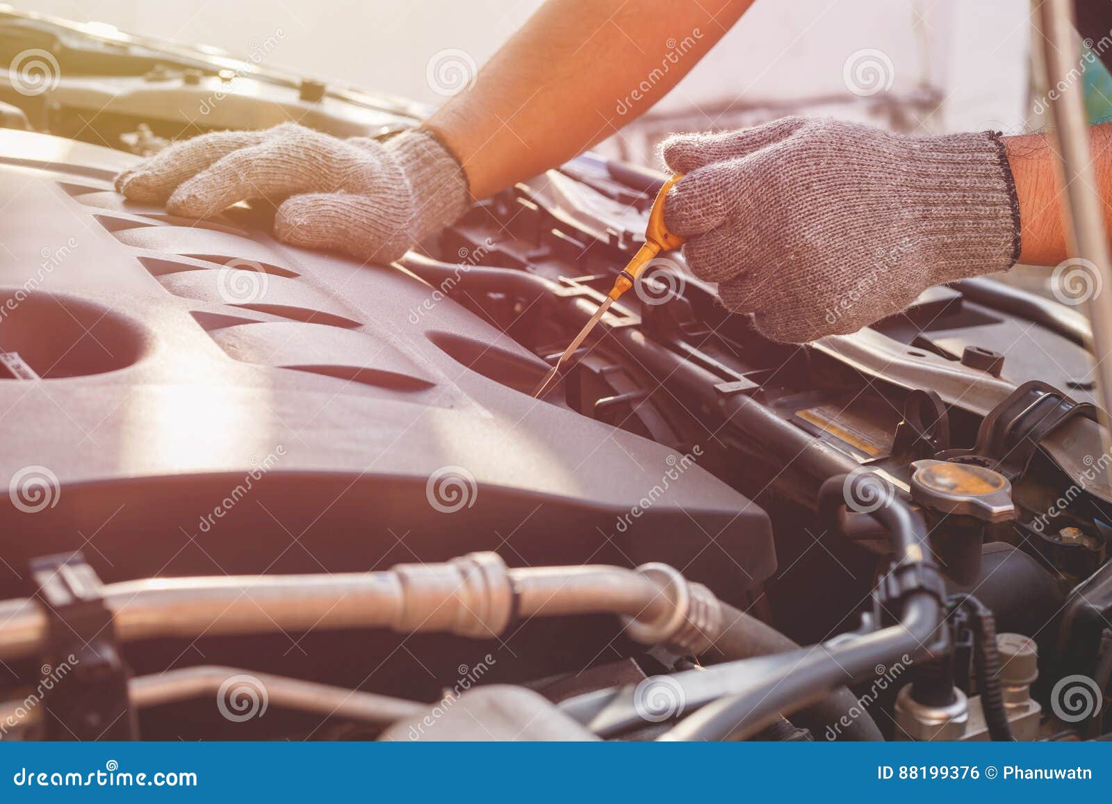 Fixing Car Engine Using Local Method In Thailand Royalty-Free Stock ...