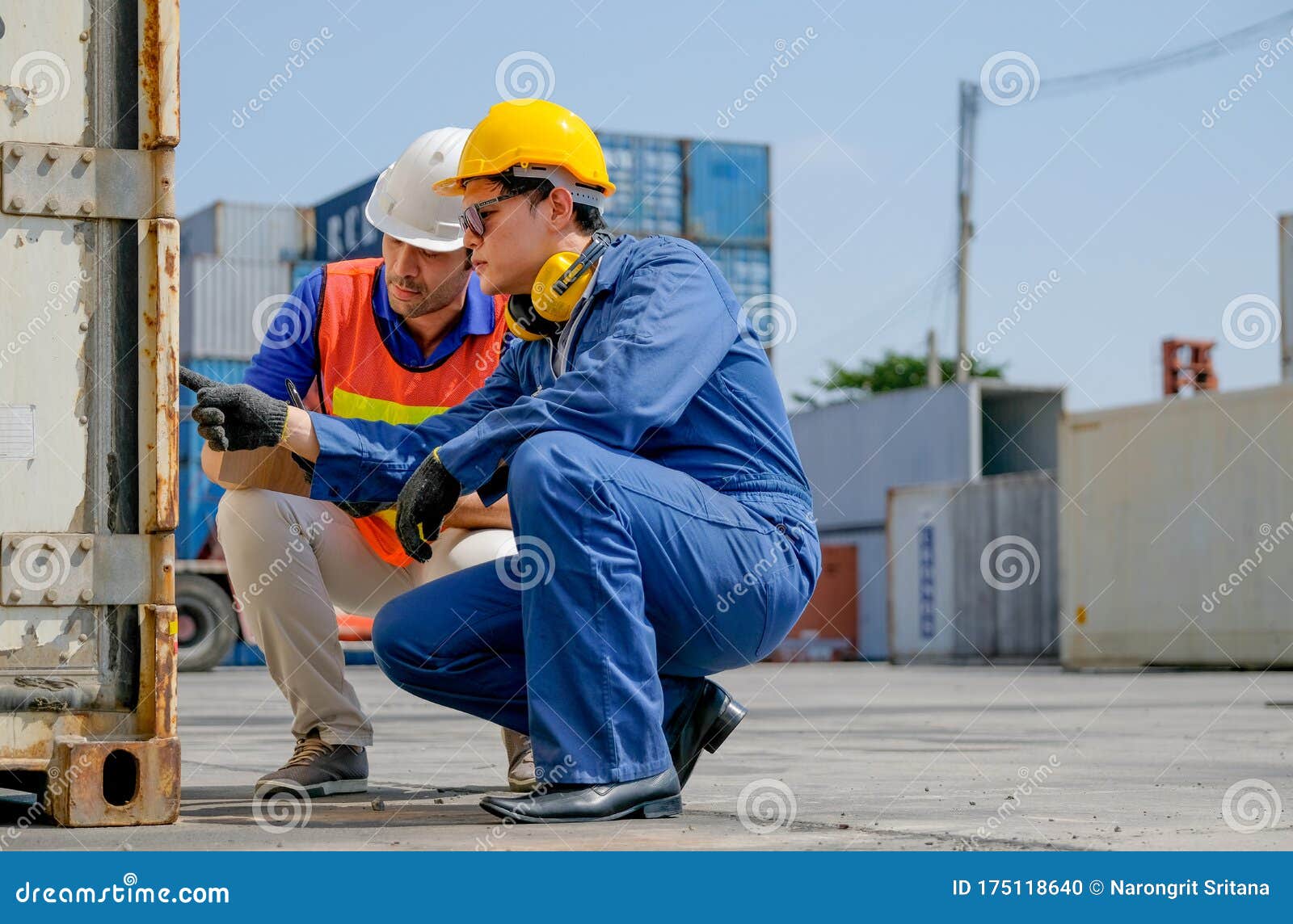Technician and Engineer Work Together for Checking Quality and Product ...