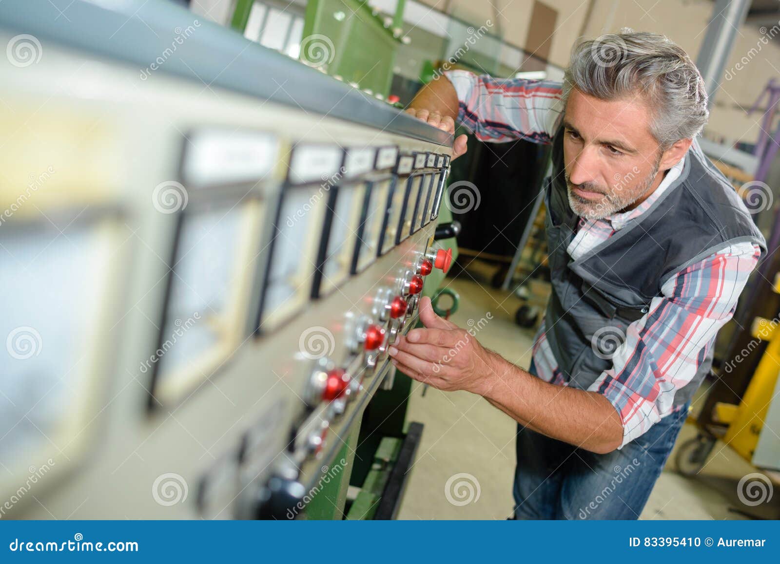 Technician Fixing Complex Machine Stock Photo - Image of stabilize ...
