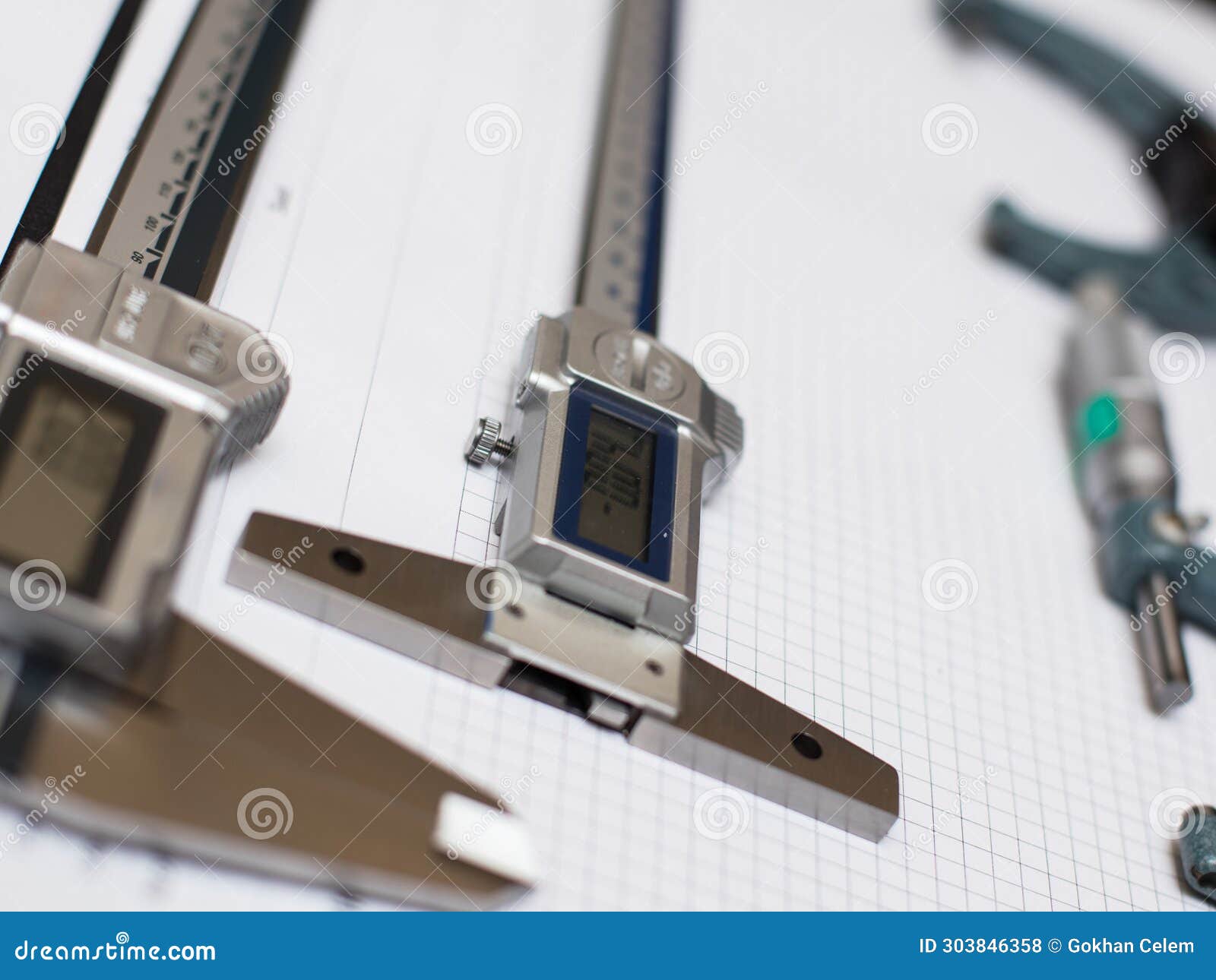 Technician Inspector Using Quality Control Tools in Industry ...